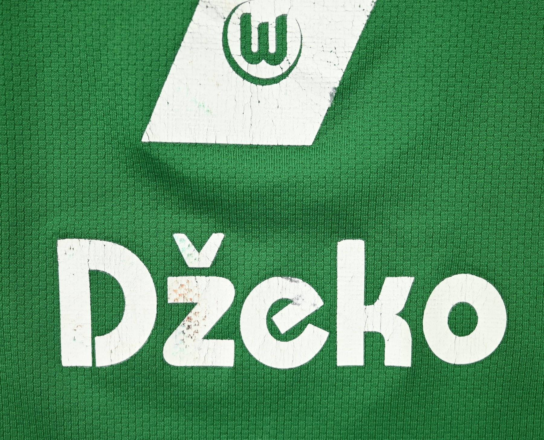 2008-09 VFL WOLFSBURG *DZEKO* SHIRT L. BOYS Football / Soccer \ German ...