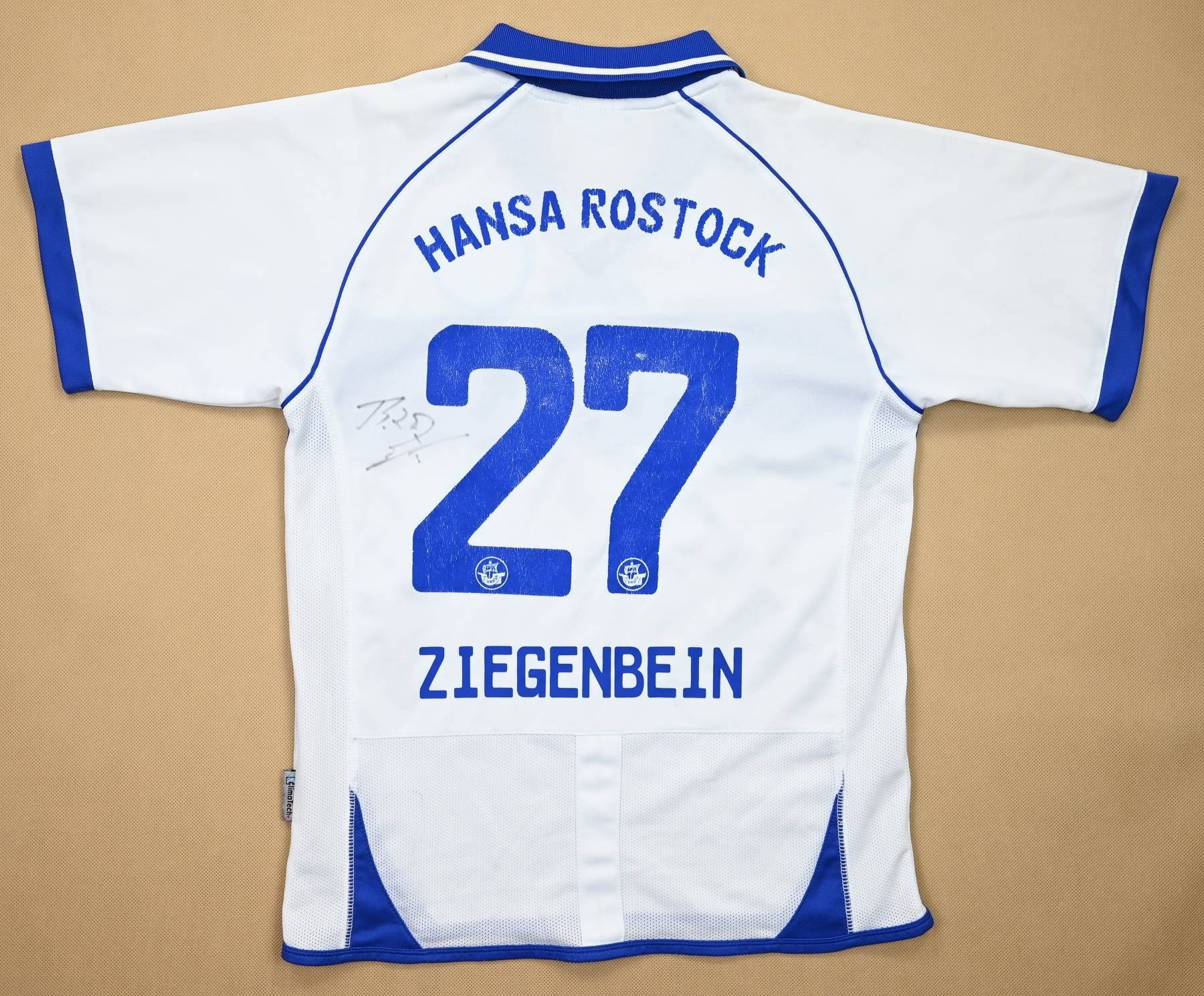 2010-11 HANSA ROSTOCK *ZIEGENBEIN* SIGNATURE SHIRT XXS Football ...