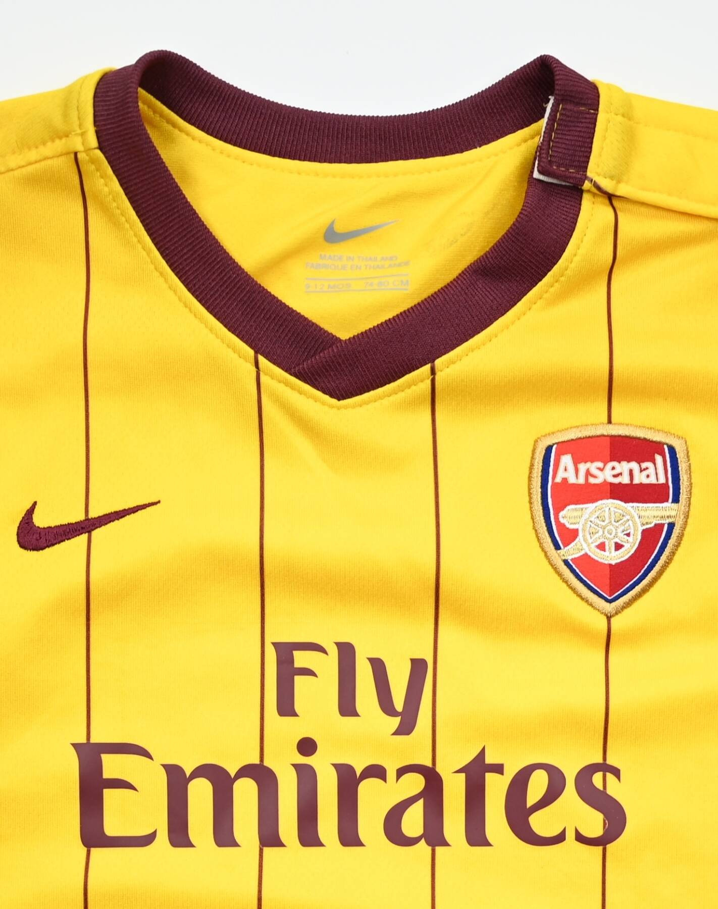 2010-13 ARSENAL LONDON SHIRT 74-80 CM Football / Soccer \ Premier ...