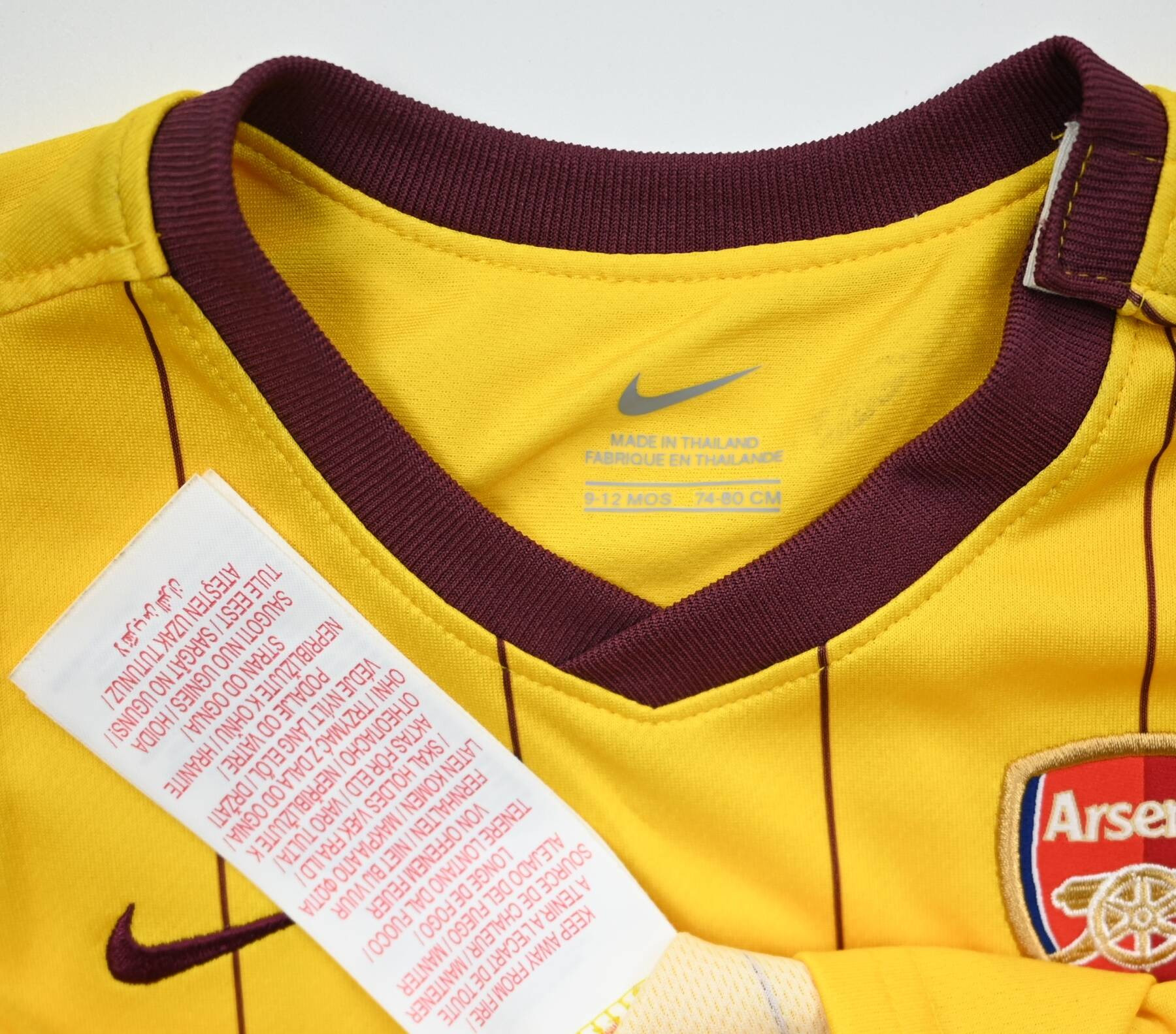2010-13 ARSENAL LONDON SHIRT 74-80 CM Football / Soccer \ Premier ...