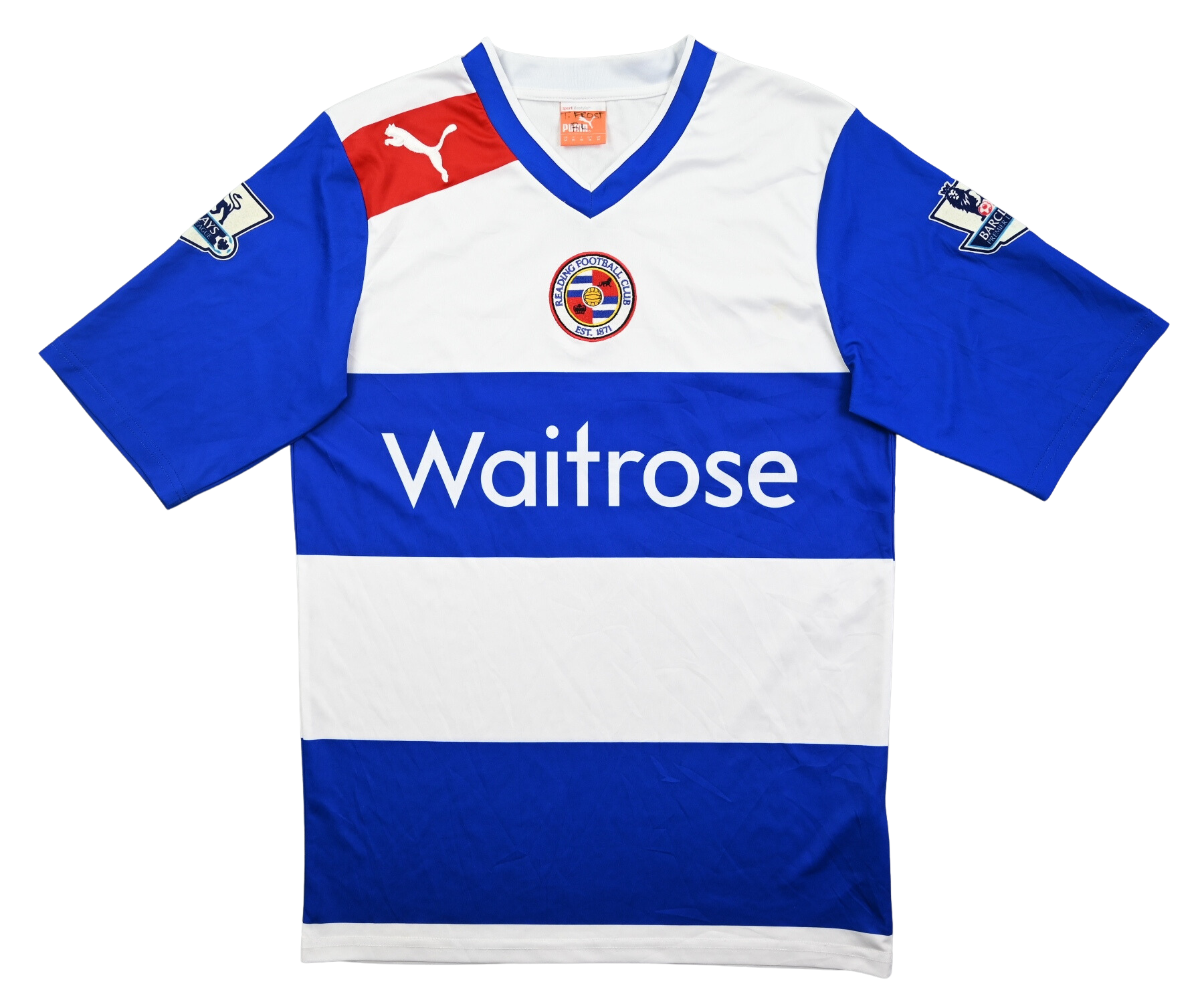 2012-13 READING *LE FONDRE* SHIRT M | Classic-Shirts.com