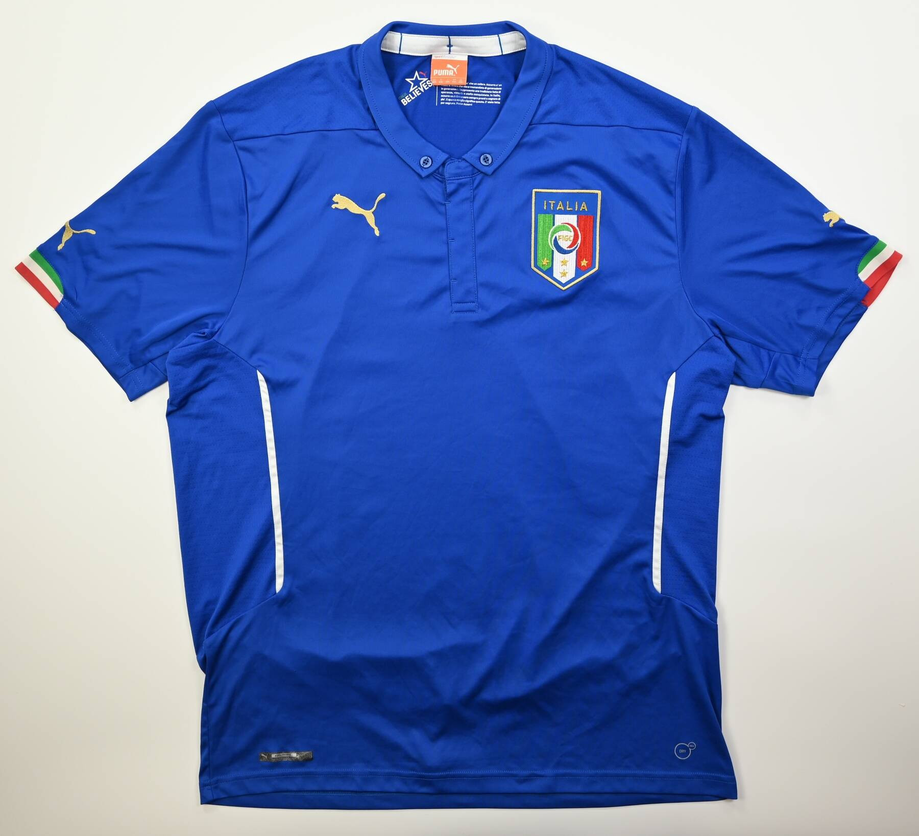 2014-15 ITALY SHIRT XXL Football / Soccer \ International Teams ...