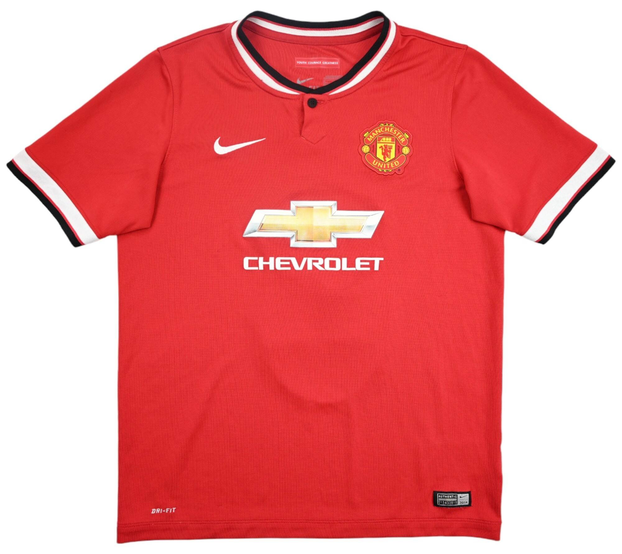 2014-15 MANCHESTER UNITED *MATA* SHIRT S Football / Soccer \ Premier ...