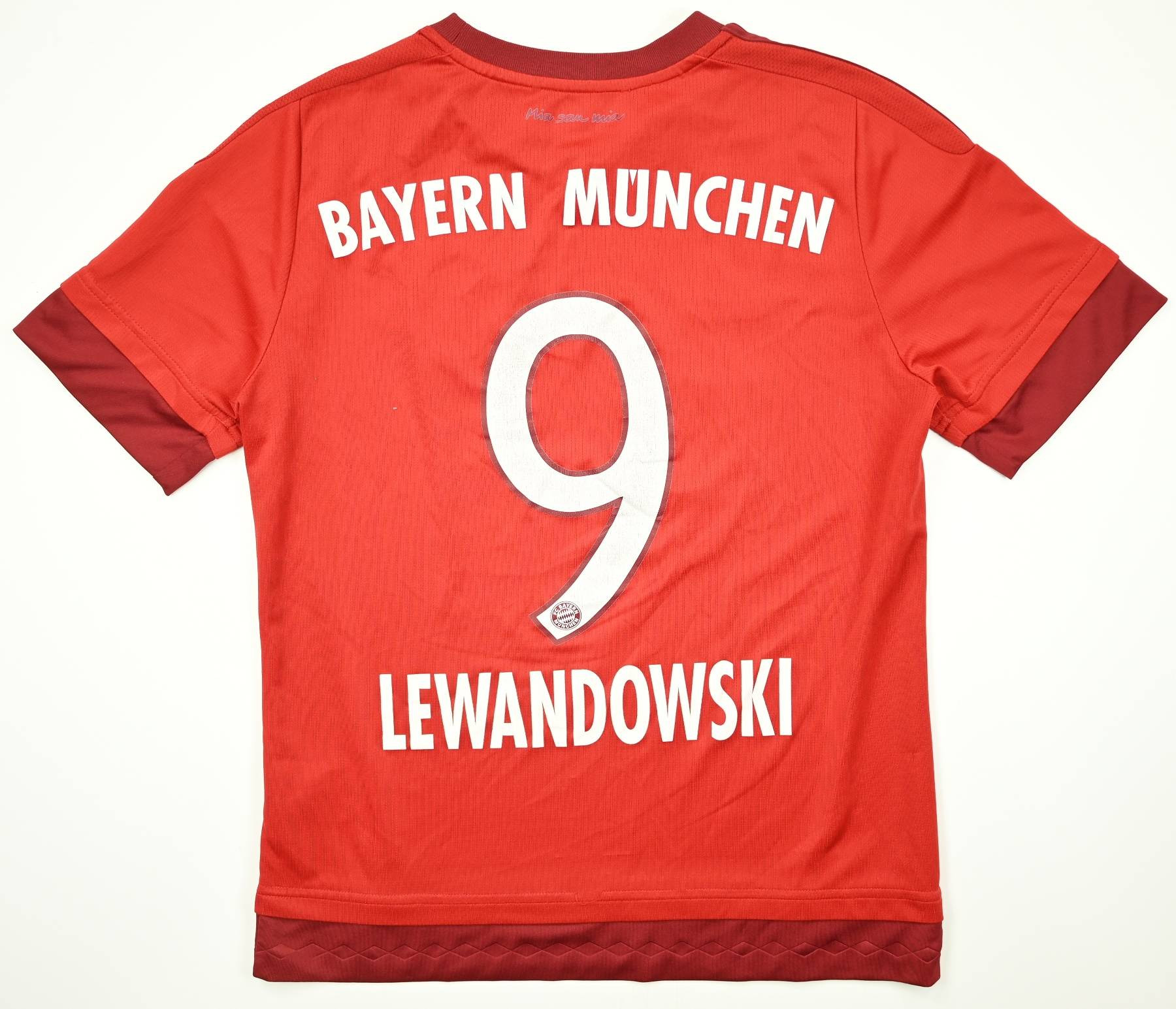2015-16 BAYERN MUNICH *LEWANDOWSKI* SHIRT M. BOYS Football / Soccer ...