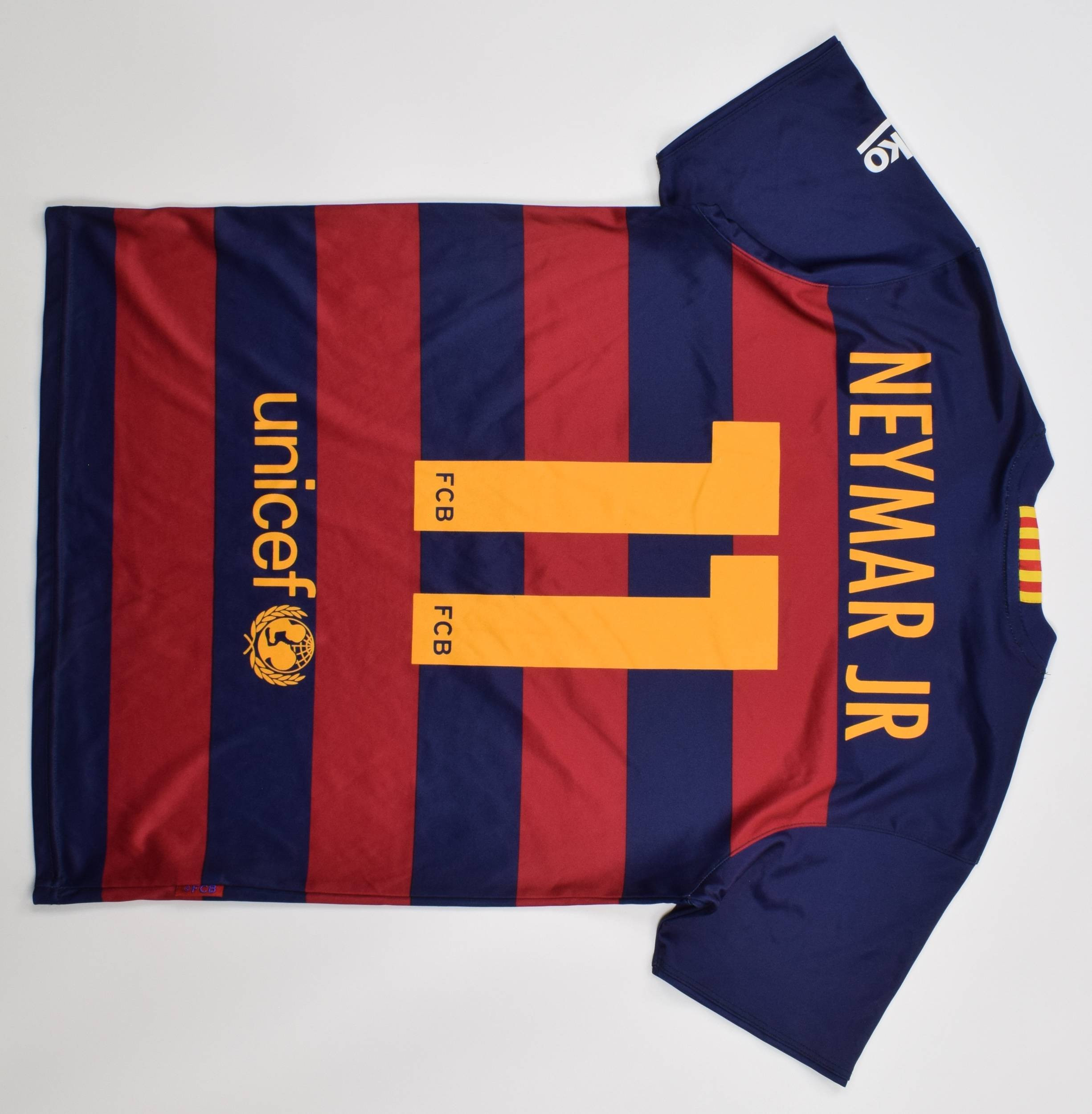 2015-16 FC BARCELONA *NEYMAR JR* SHIRT S Football / Soccer \ European ...