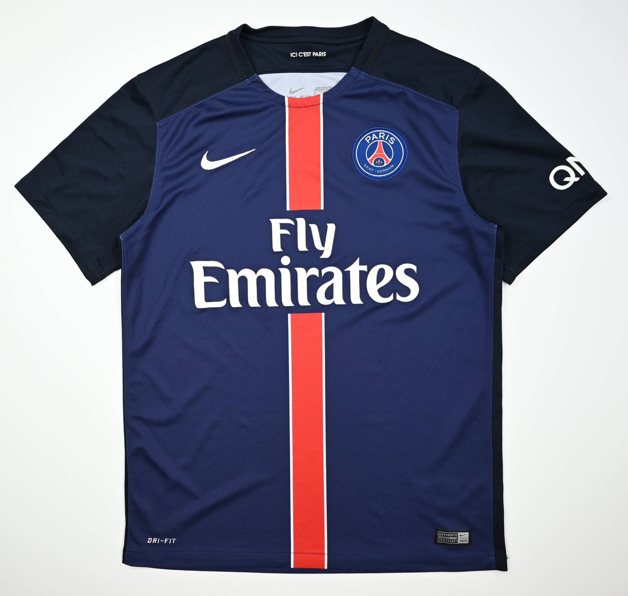 2015-16 PARIS SAINT-GERMAIN SHIRT M Football / Soccer \ European Clubs ...