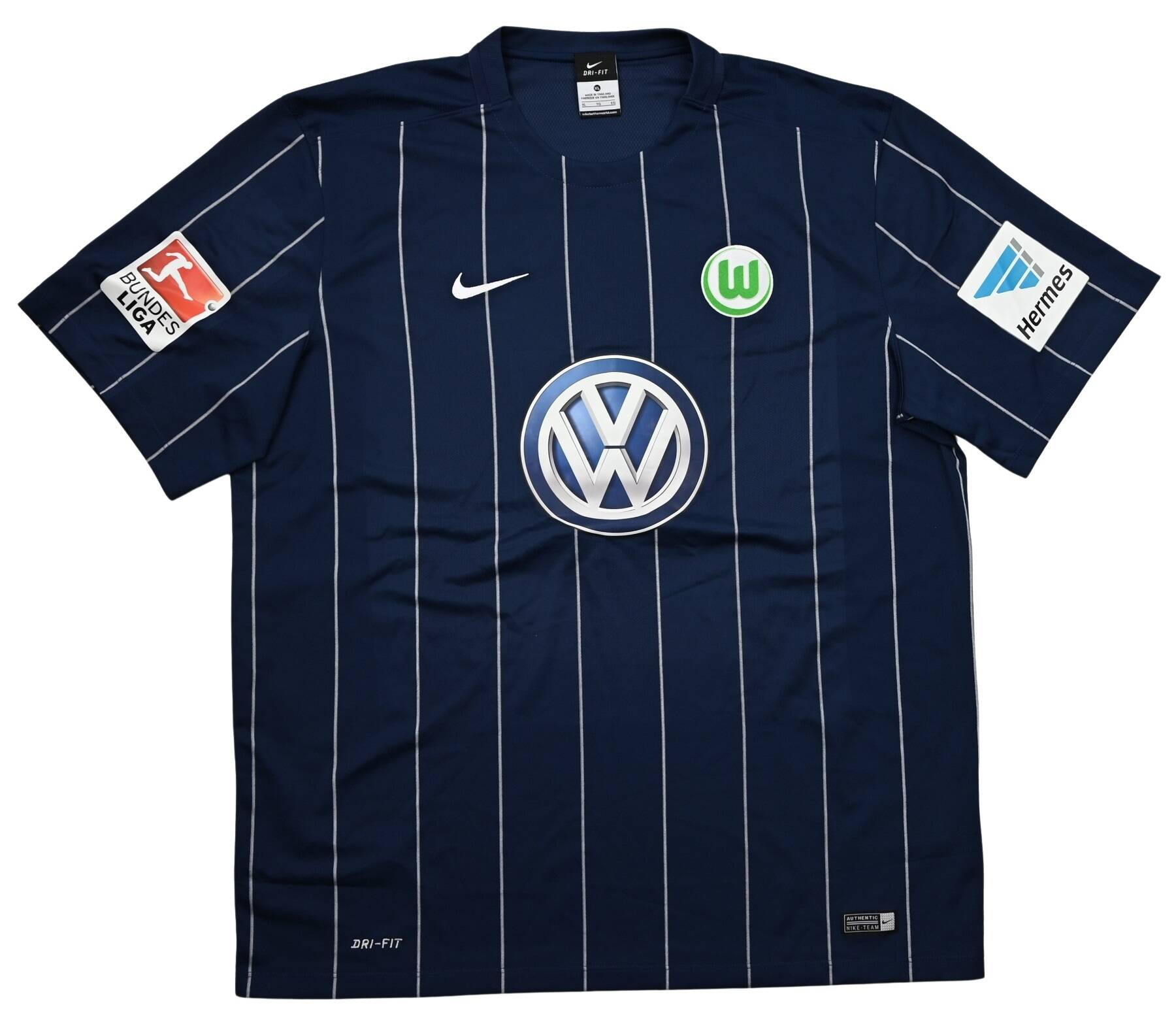 2016-17 VFL WOLFSBURG SHIRT XL New in Football / Soccer \ German Clubs ...