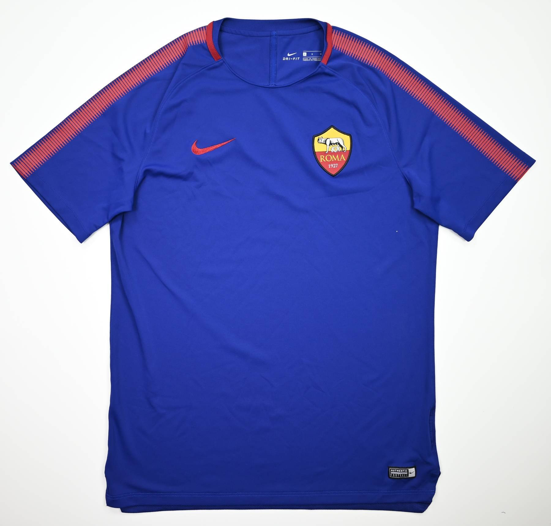 2017-18 AS ROMA SHIRT L Football / Soccer \ European Clubs \ Italian ...