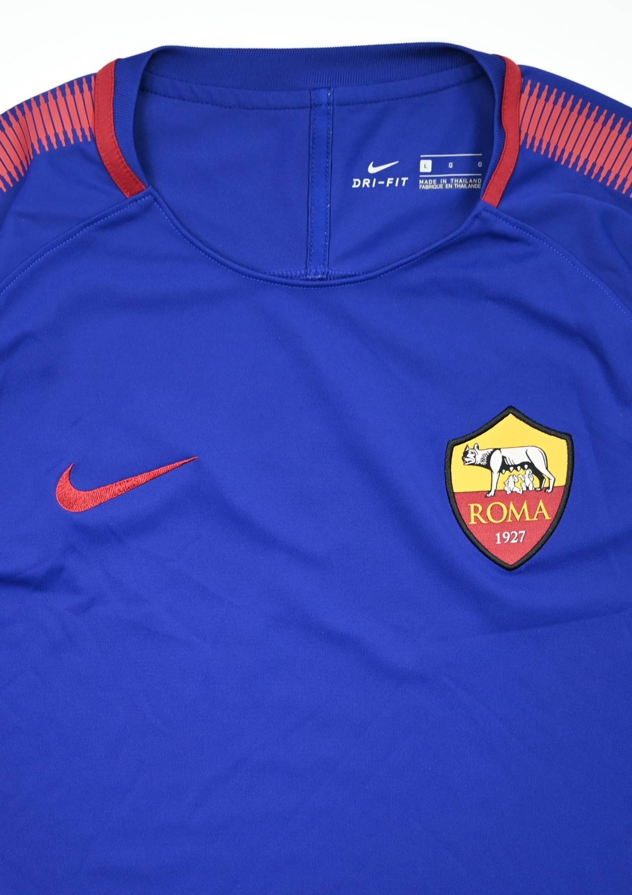 2017-18 AS ROMA SHIRT L Football / Soccer \ European Clubs \ Italian ...