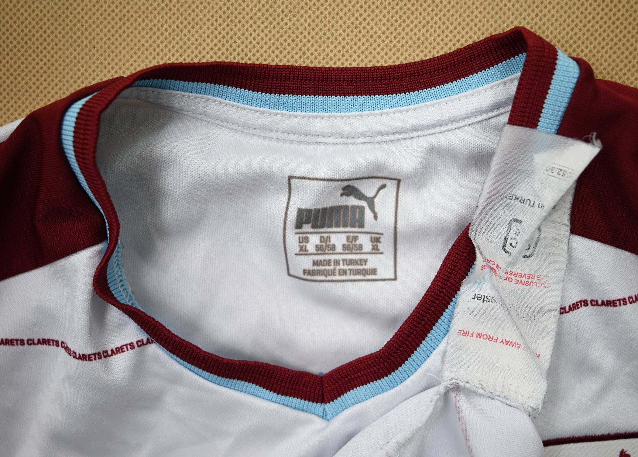 2017-18 BURNLEY FC SHIRT XL Football / Soccer \ Premier League ...