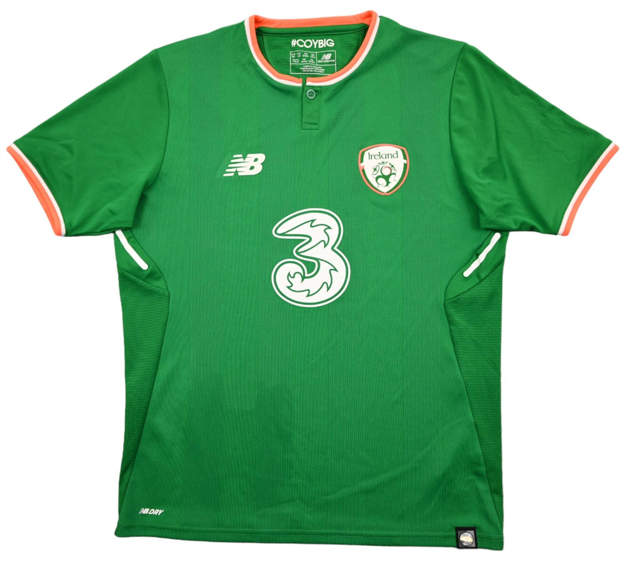 2017-18 IRELAND SHIRT XL. BOYS Football / Soccer \ International Teams ...