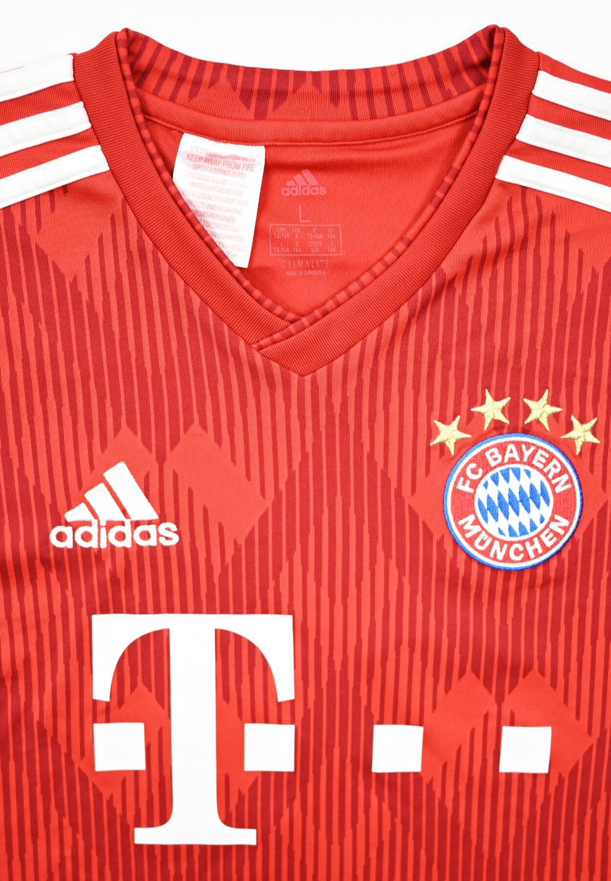 2018-19 BAYERN MUNCHEN *LEWANDOWSKI* SHIRT L. BOYS Football / Soccer ...