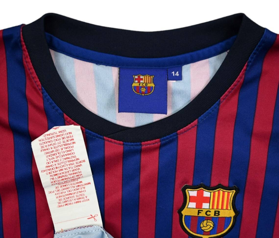 2018-19 FC BARCELONA *MESSI* SHIRT L.BOYS Football / Soccer \ European ...