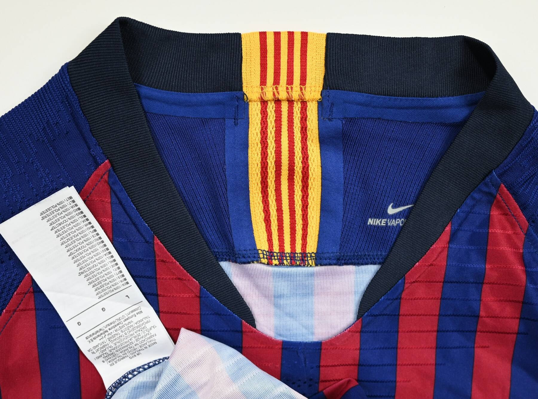 2018-19 FC BARCELONA VAPORKNIT PLAYER ISSUE SHIRT L Football / Soccer ...