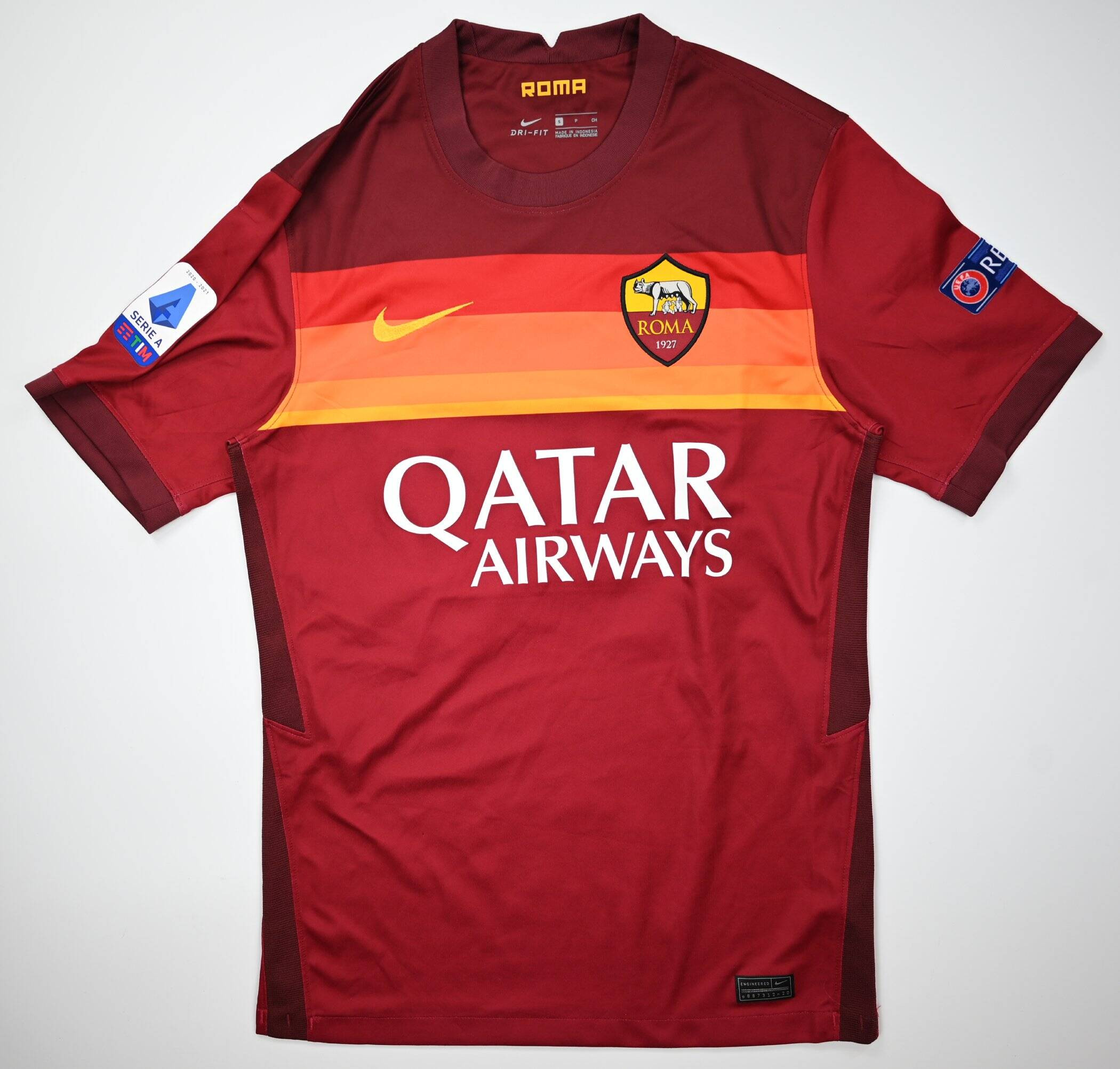 2020-21 AS ROMA *STEFANO* SHIRT S Football / Soccer \ European Clubs ...