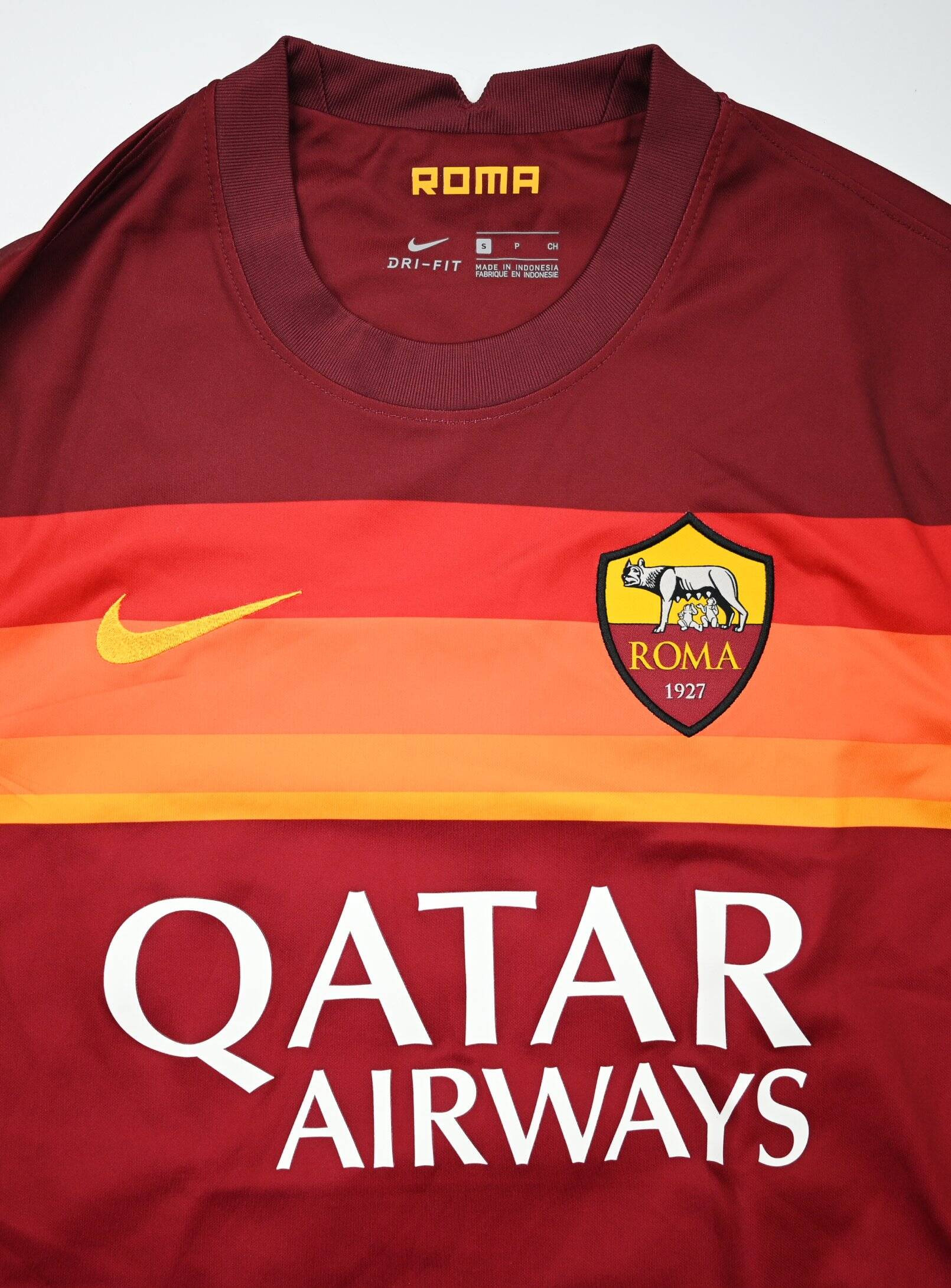 2020-21 AS ROMA *STEFANO* SHIRT S Football / Soccer \ European Clubs ...