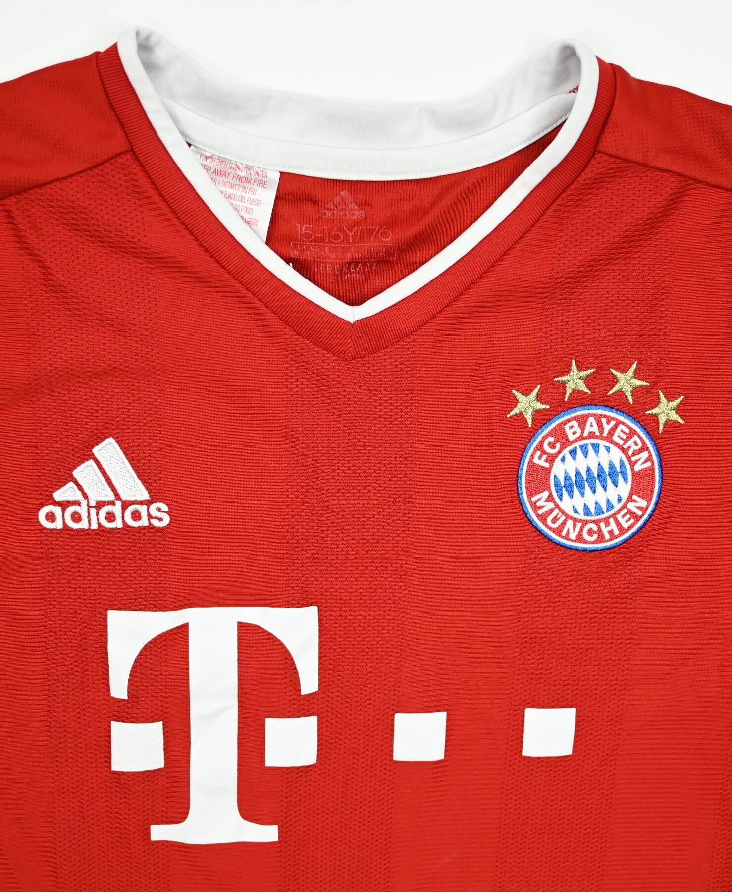 2020-21 BAYERN MUNCHEN *LEWANDOWSKI* SHIRT XL. BOYS Football / Soccer ...