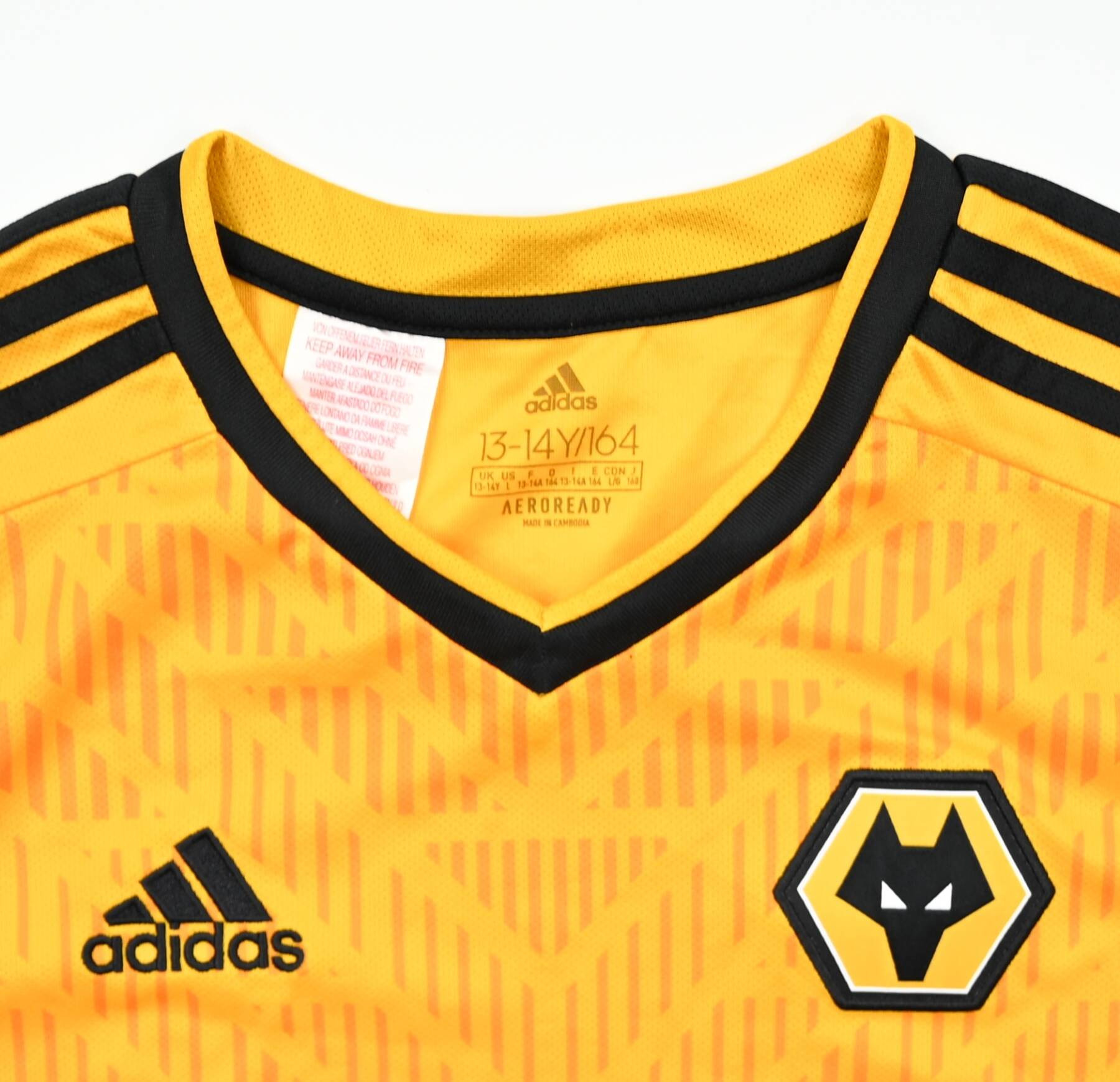 2020-21 WOLVERHAMPTON SHIRT L. BOYS Football / Soccer \ Premier League ...