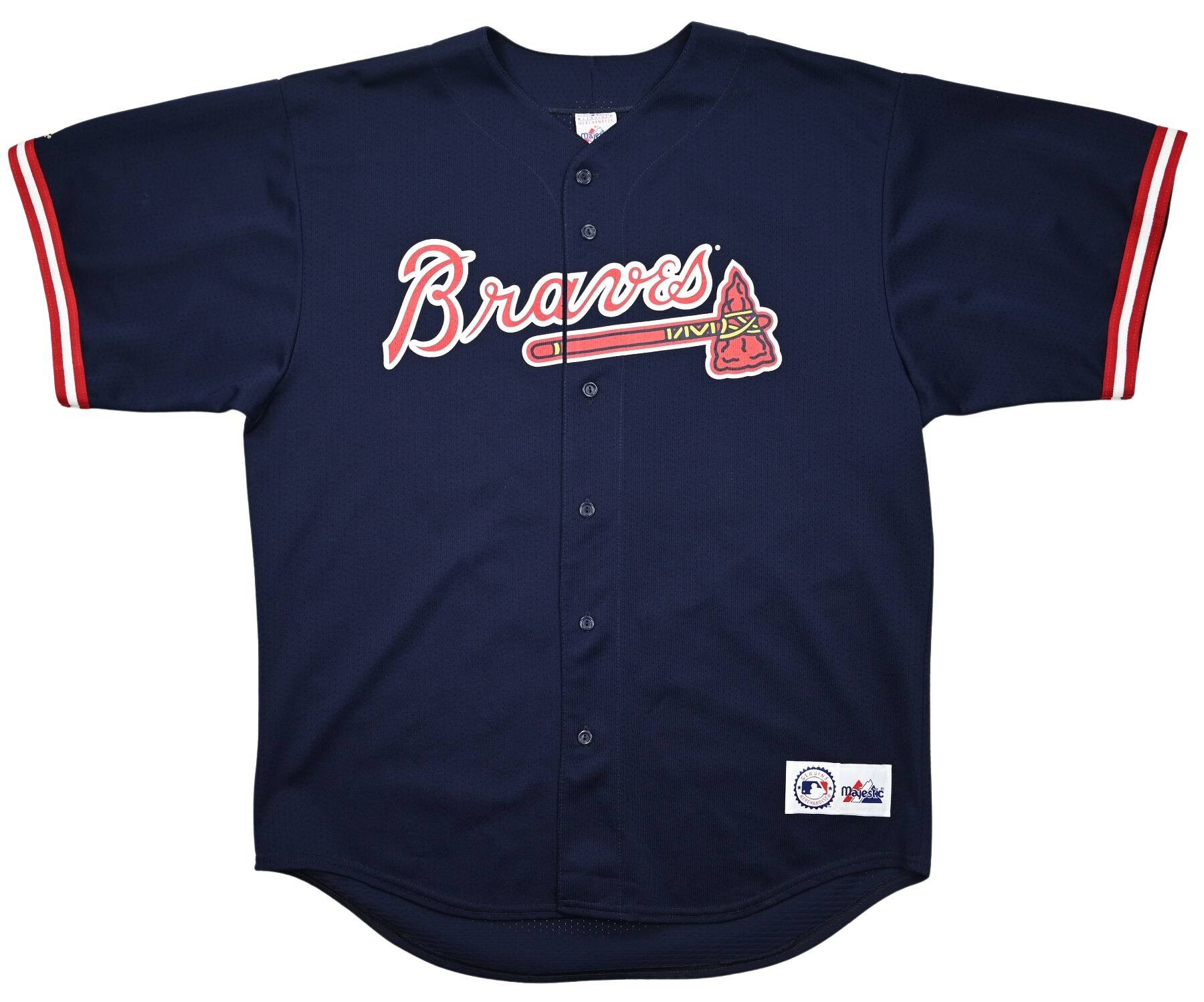 ATLANTA BRAVES *A. JONES* BASEBALL SHIRT XL Other Shirts \ Baseball New ...