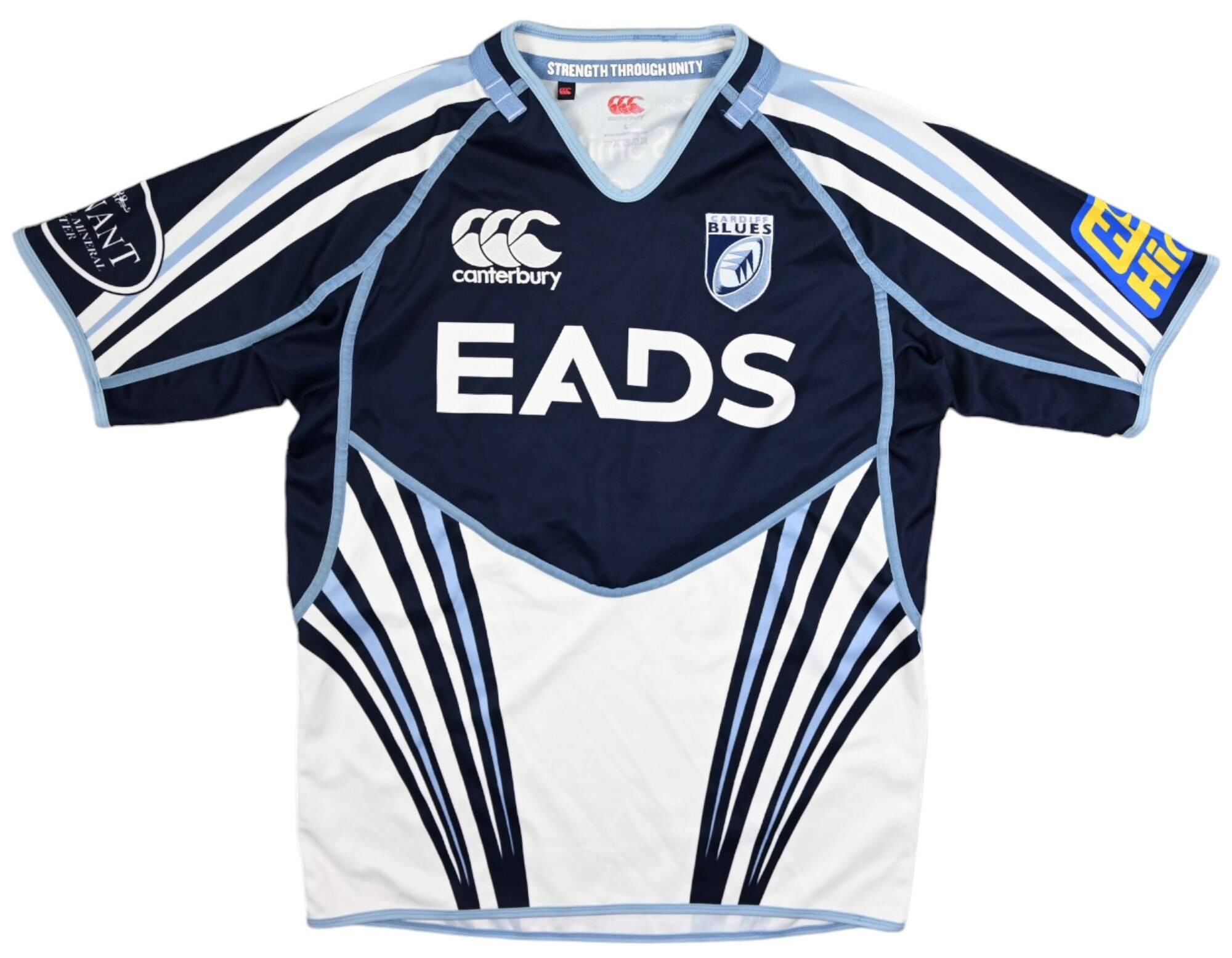 CARDIFF BLUES RUGBY SHIRT L Rugby \ Rugby Union \ Cardiff Blues ...