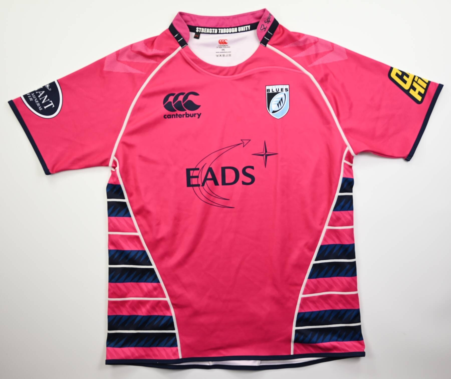 CARDIFF BLUES RUGBY SHIRT XXL Rugby \ Rugby Union \ Cardiff Blues New ...