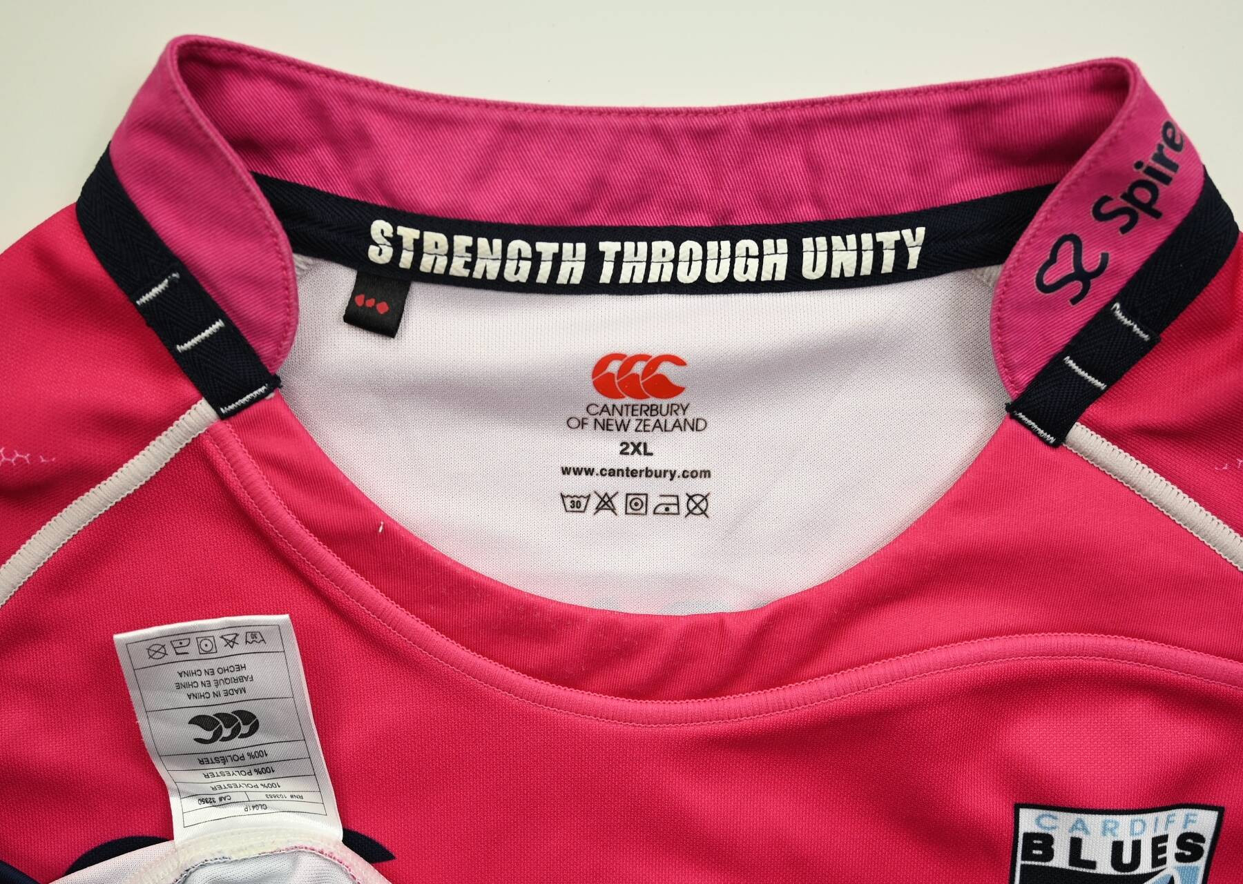 CARDIFF BLUES RUGBY SHIRT XXL Rugby \ Rugby Union \ Cardiff Blues New ...