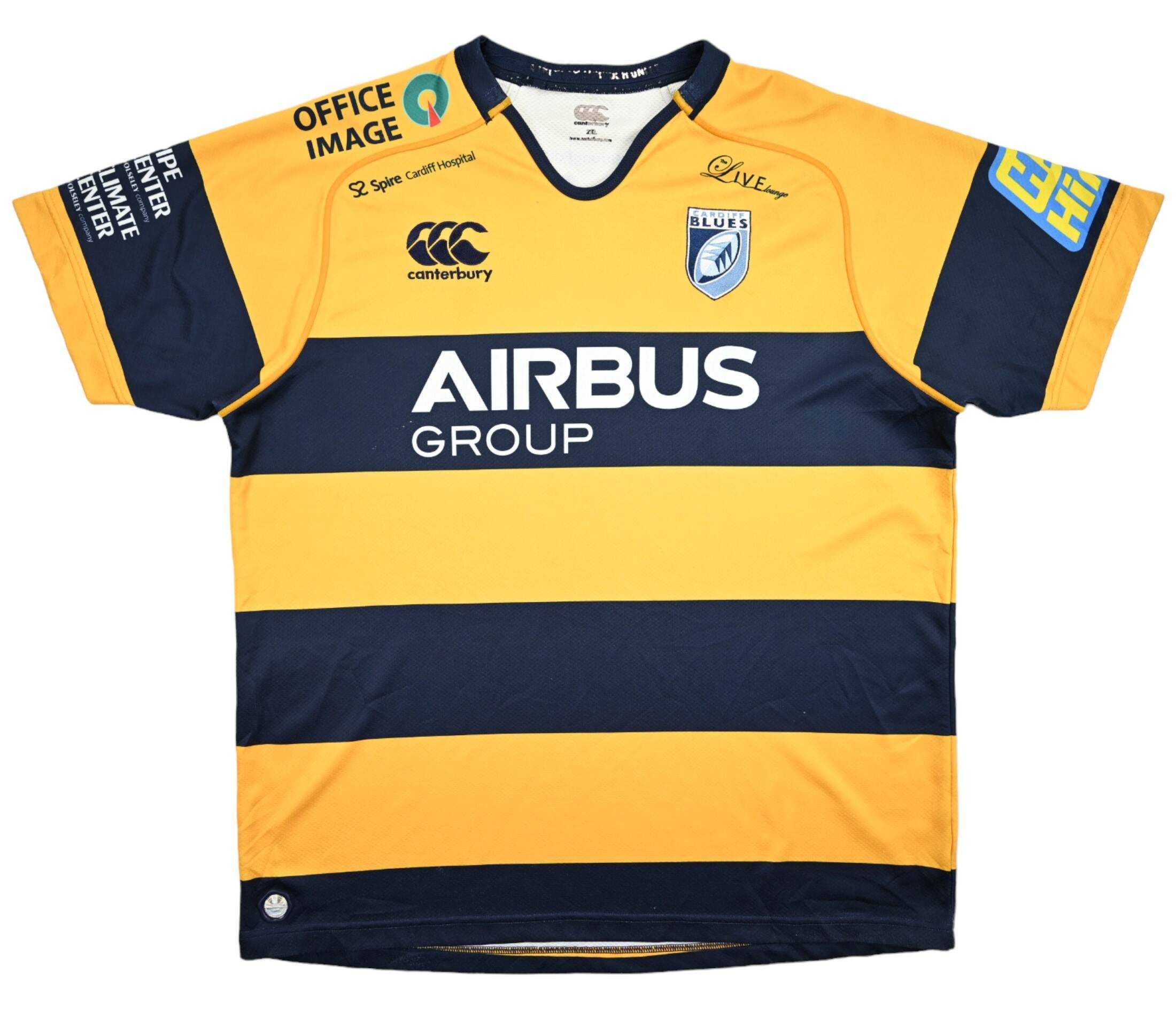 CARDIFF BLUES RUGBY SHIRT XXL Rugby \ Rugby Union \ Cardiff Blues ...