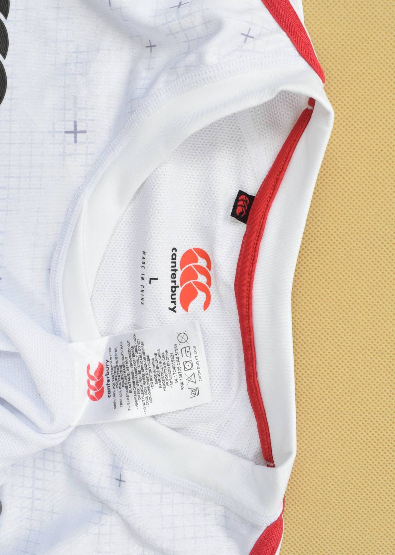 ENGLAND RUGBY CANTERBURY SHIRT L Rugby \ Rugby Union \ England ...