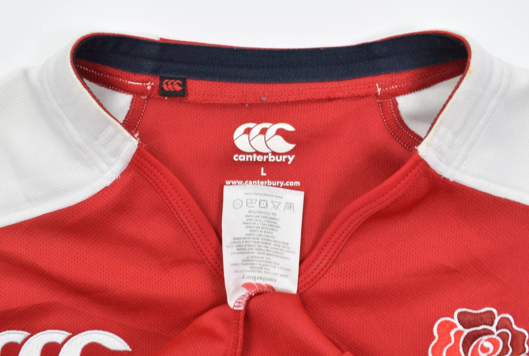 ENGLAND RUGBY CANTERBURY SHIRT L Rugby \ Rugby Union \ England ...