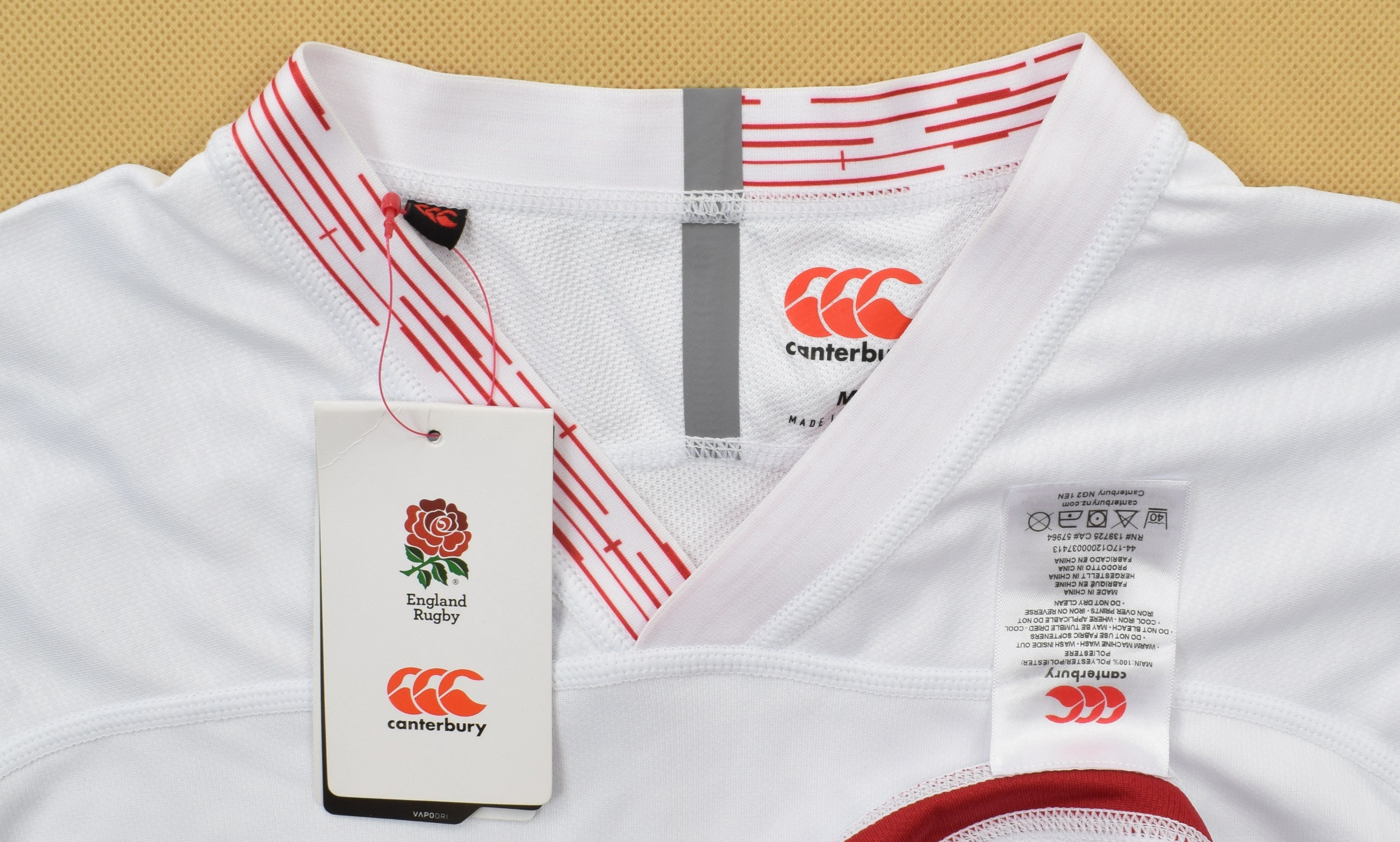 ENGLAND RUGBY CANTERBURY SHIRT M Rugby \ Rugby Union \ England ...