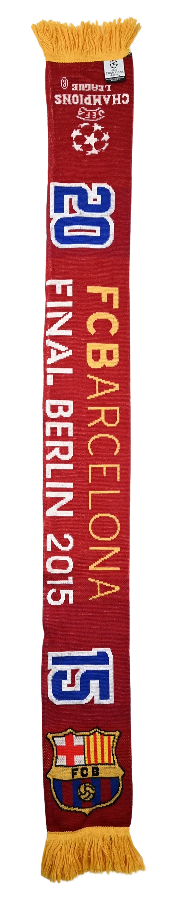 FC BARCELONA FINAL BERLIN 2015 UEFA CHAMPIONS LEAGUE SCARF Other ...