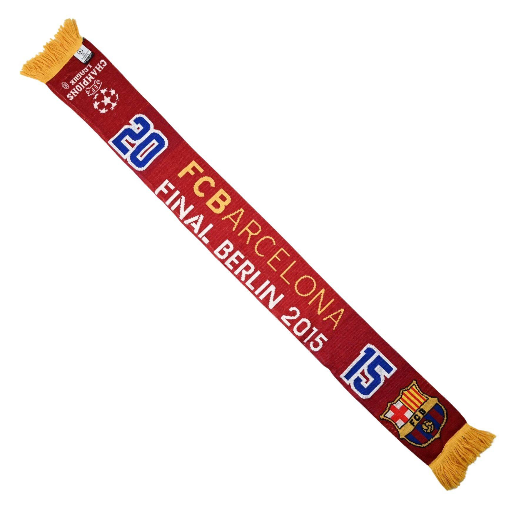 FC BARCELONA FINAL BERLIN 2015 UEFA CHAMPIONS LEAGUE SCARF Other ...