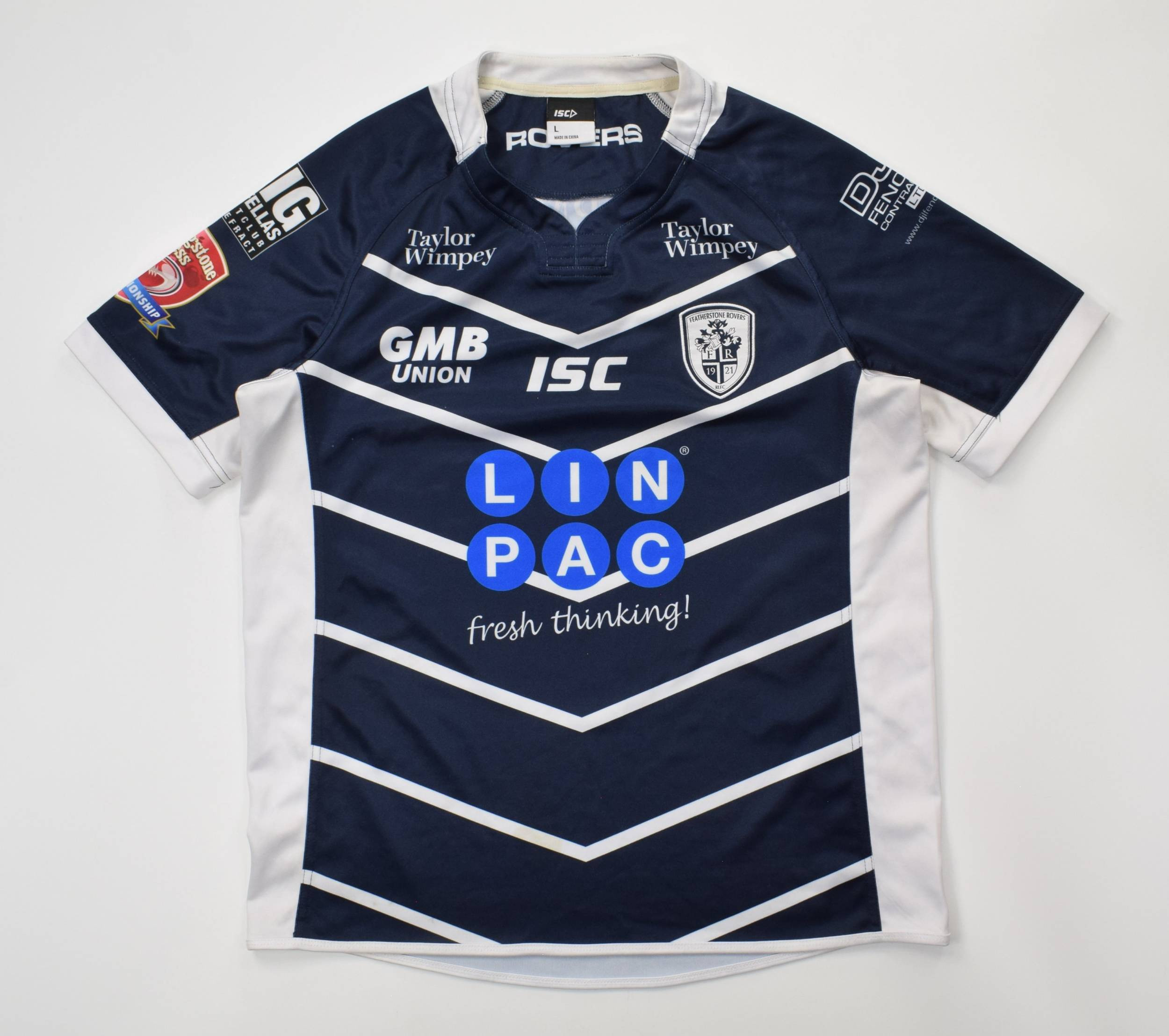 FEATHERSTONE ROVERS RUGBY SHIRT L Rugby \ Rugby League \ Other ...