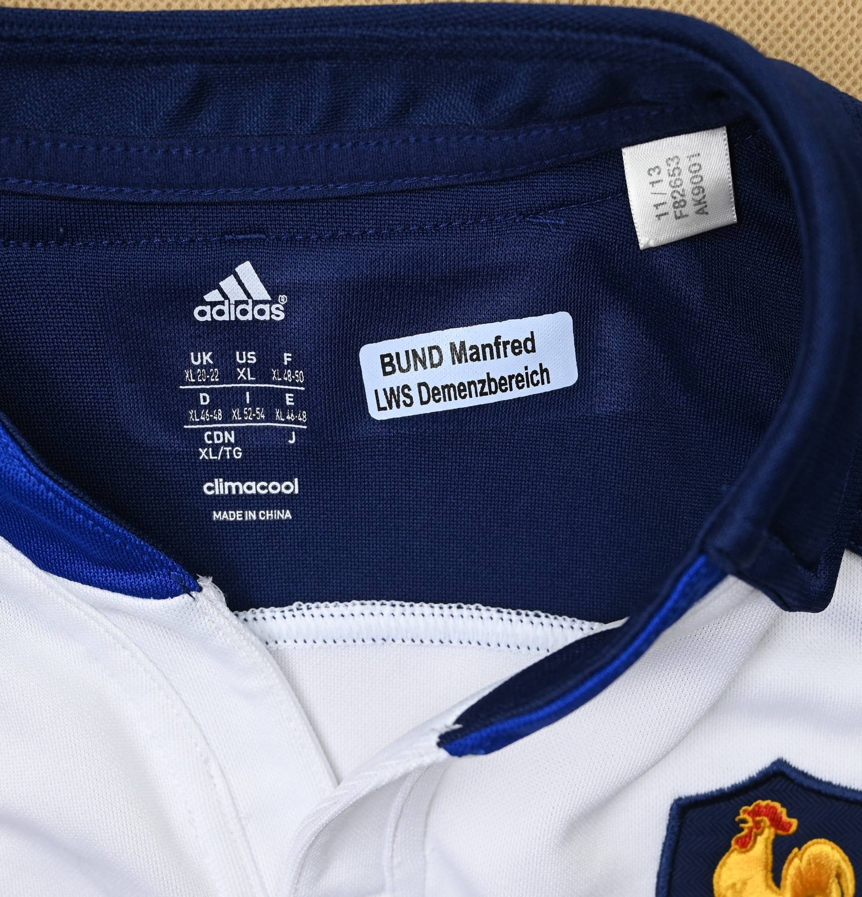 FRANCE RUGBY SHIRT XL Rugby \ Rugby Union \ France | Classic-Shirts.com