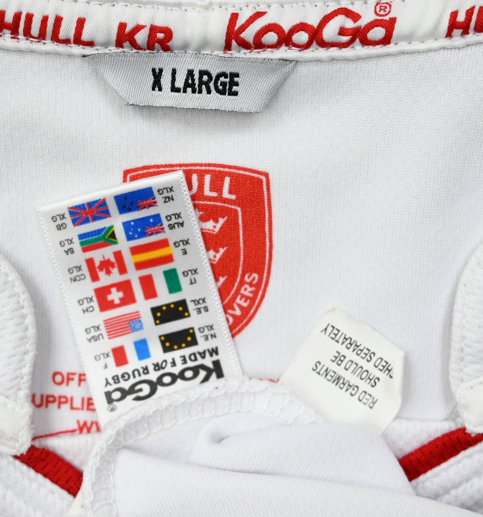 HULL KINGSTON ROVERS KUKRI RUGBY SHIRT XL Rugby \ Rugby League \ Hull ...
