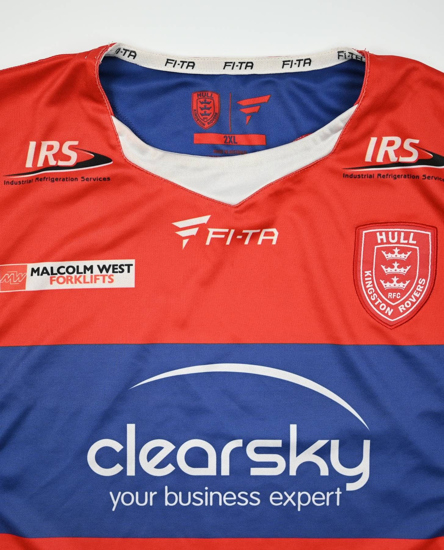 HULL KINGSTON ROVERS KUKRI RUGBY SHIRT XXL Rugby \ Rugby League \ Hull ...