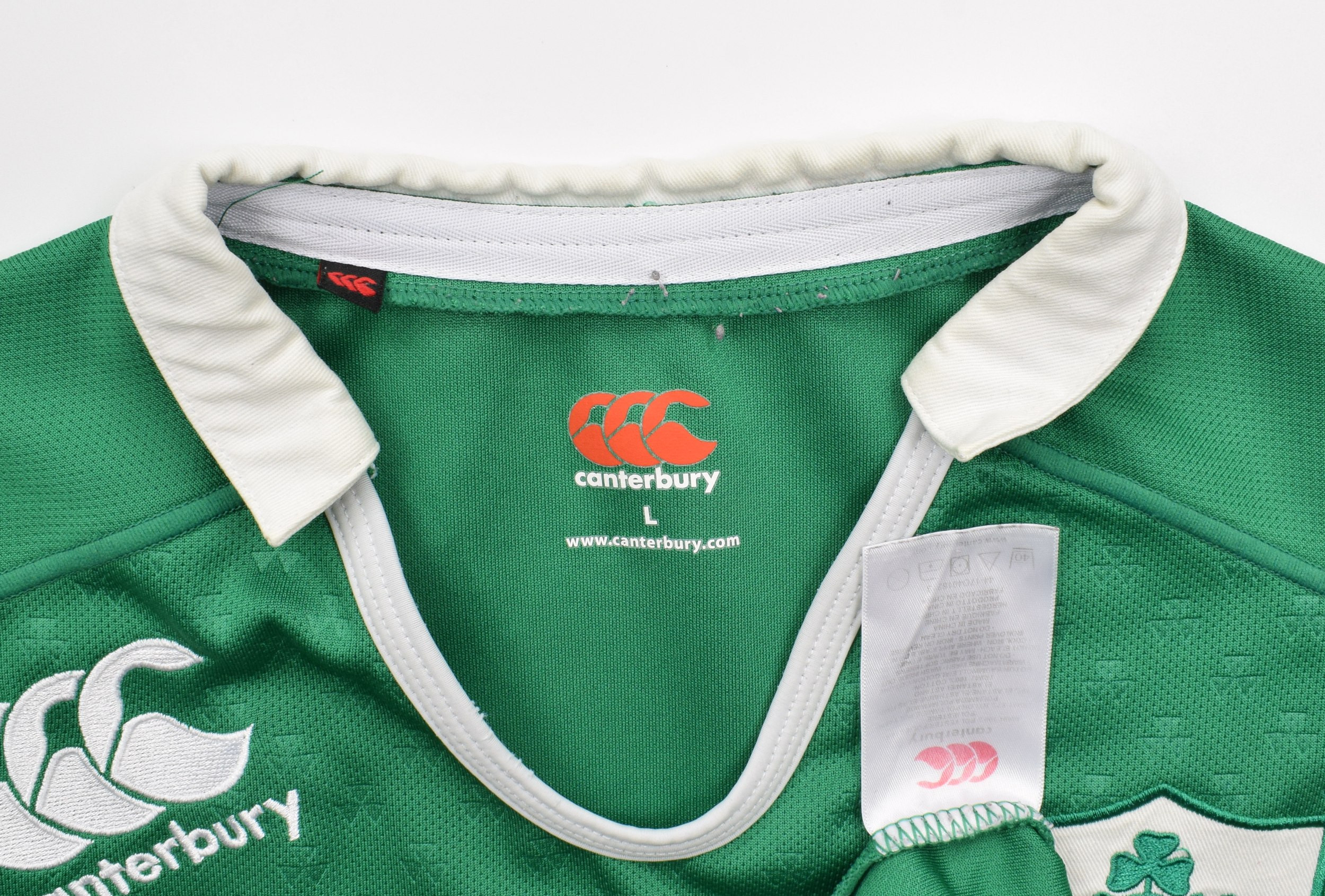 IRELAND IRFU RUGBY CANTERBURY SHIRT L Rugby \ Rugby Union \ Ireland ...