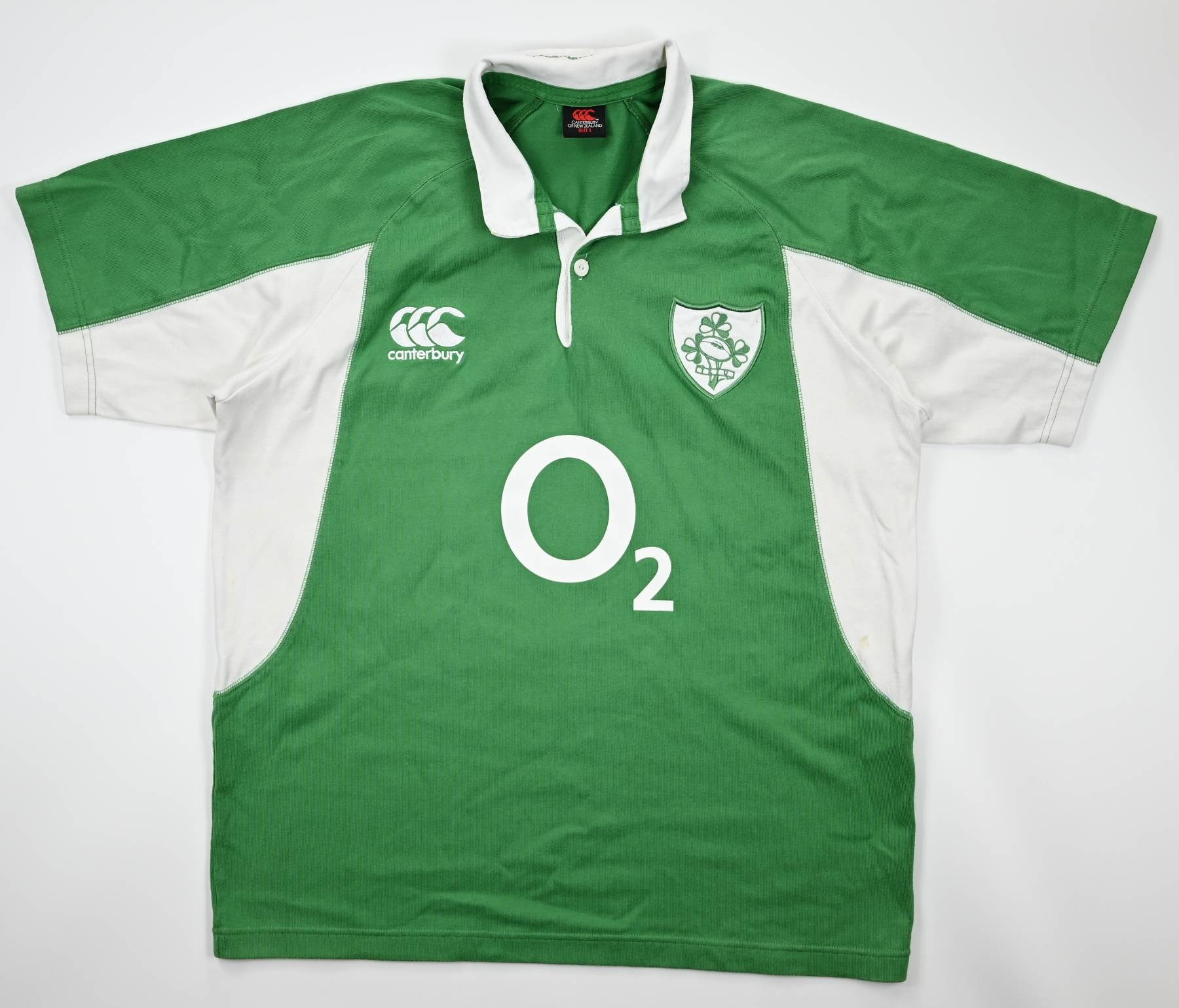 IRELAND IRFU RUGBY CANTERBURY SHIRT L Rugby \ Rugby Union \ Ireland ...