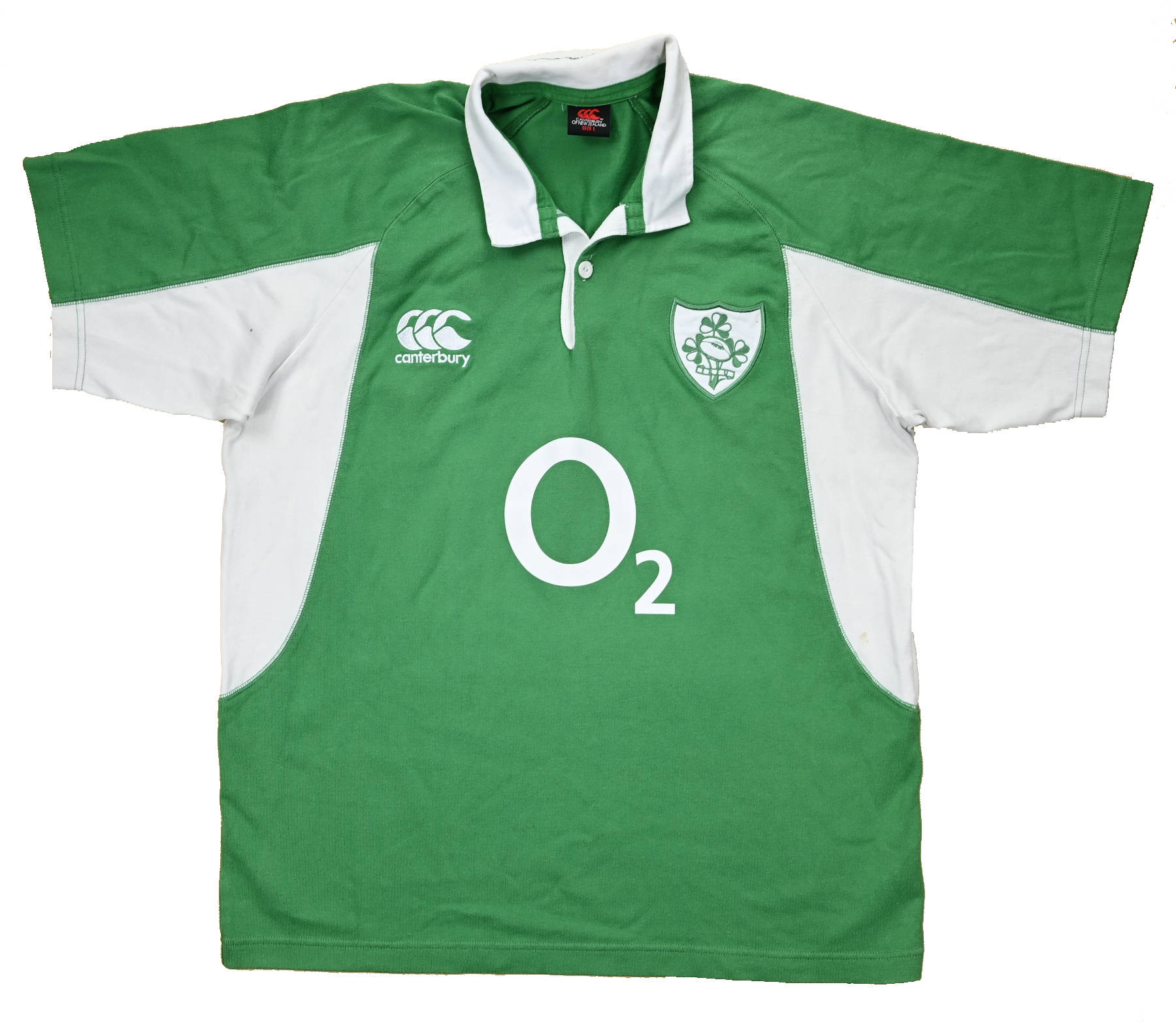 IRELAND IRFU RUGBY CANTERBURY SHIRT L Rugby \ Rugby Union \ Ireland ...