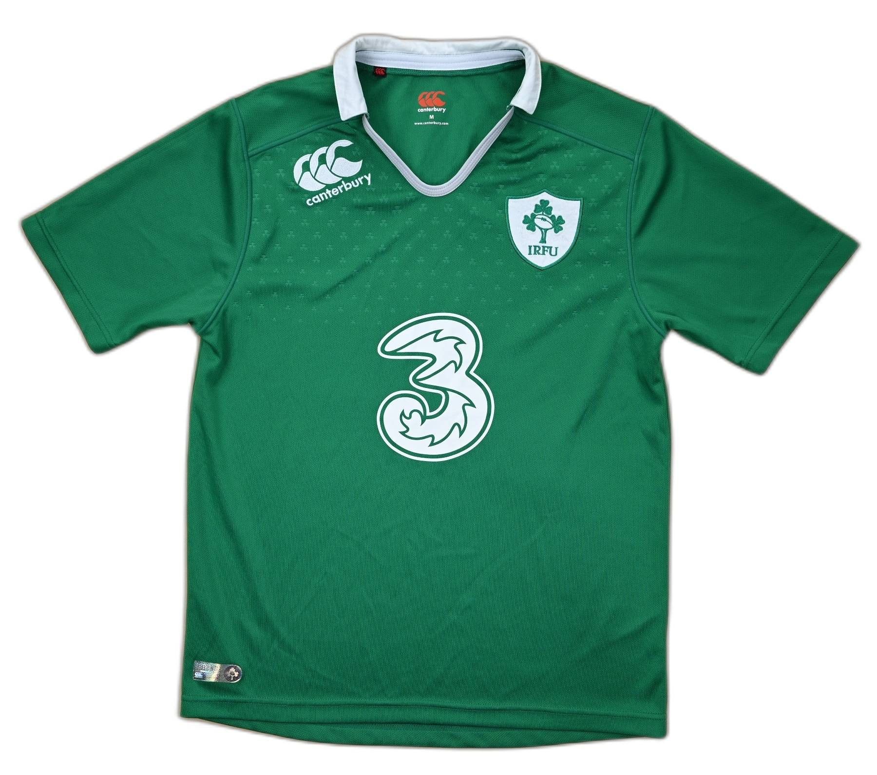 IRELAND IRFU RUGBY CANTERBURY SHIRT M Rugby \ Rugby Union \ Ireland ...