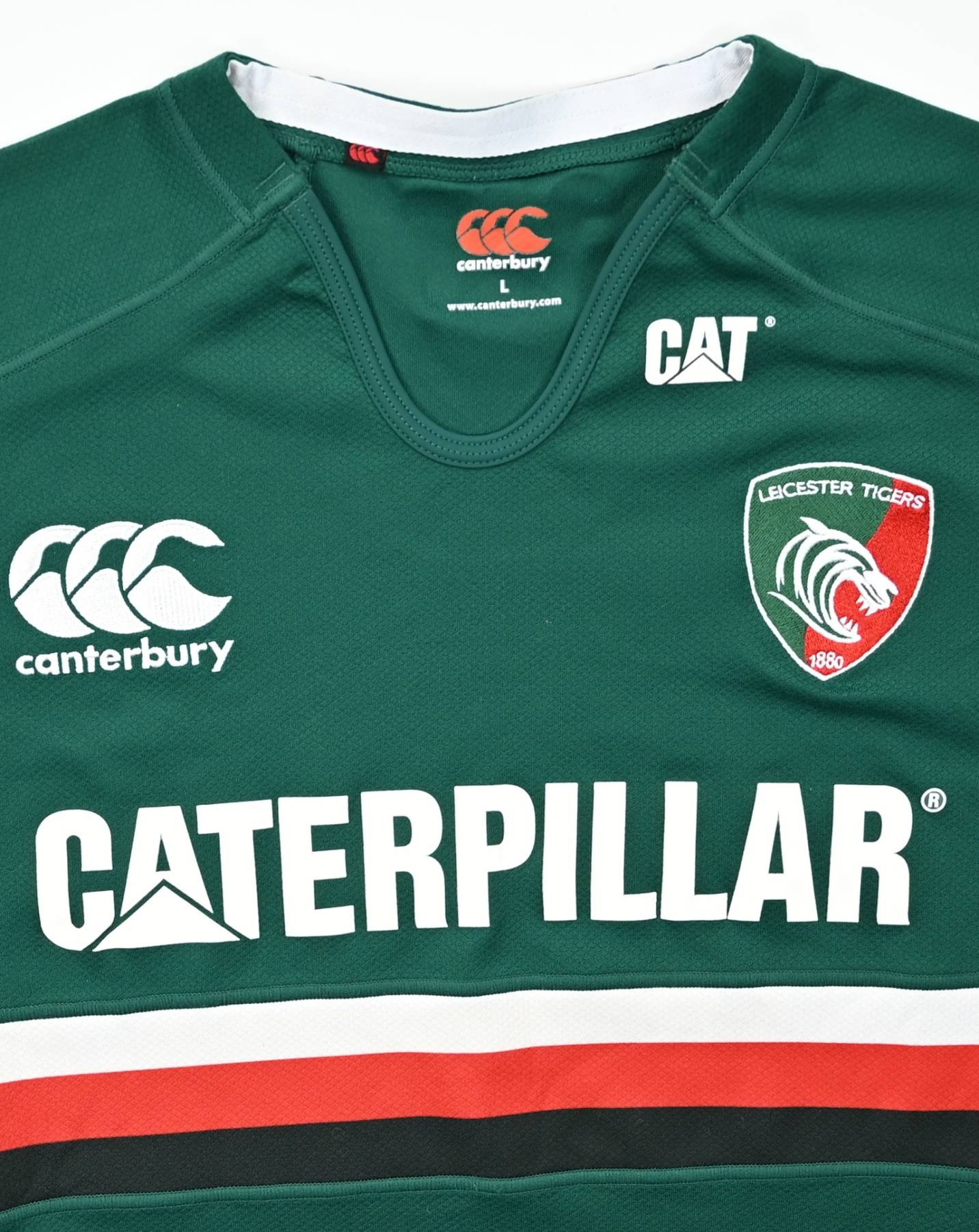 LEICESTER TIGERS RUGBY SHIRT L Rugby \ Rugby Union \ Leicester Tigers ...