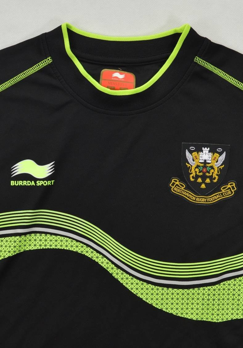 NORTHAMPTON RUGBY BURRDA SHIRT L Rugby \ Rugby Union \ Northampton ...