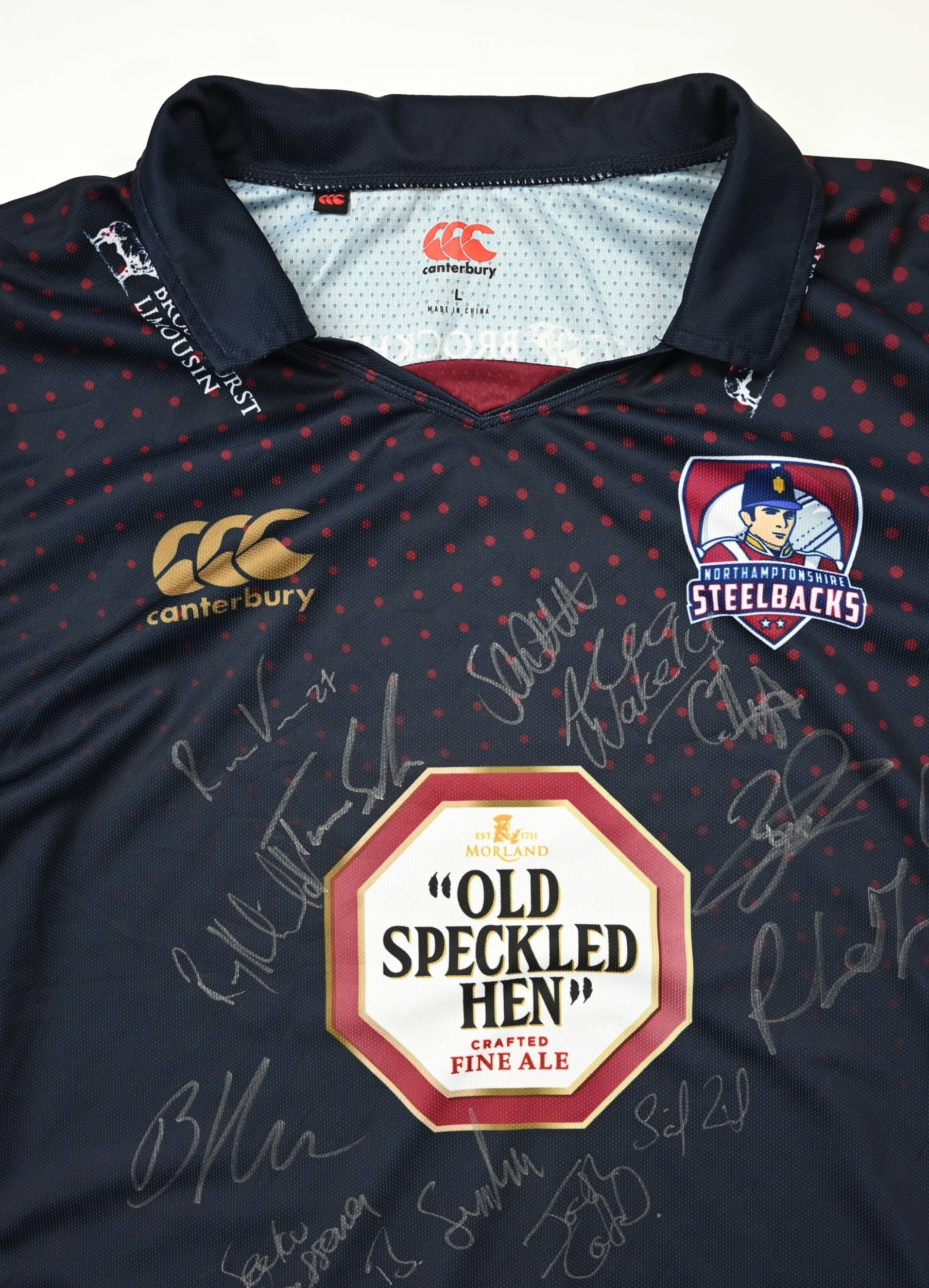 NORTHAMPTONSHIRE STEELBACKS *WAKELY* CRICKET SHIRT L Other \ Cricket ...