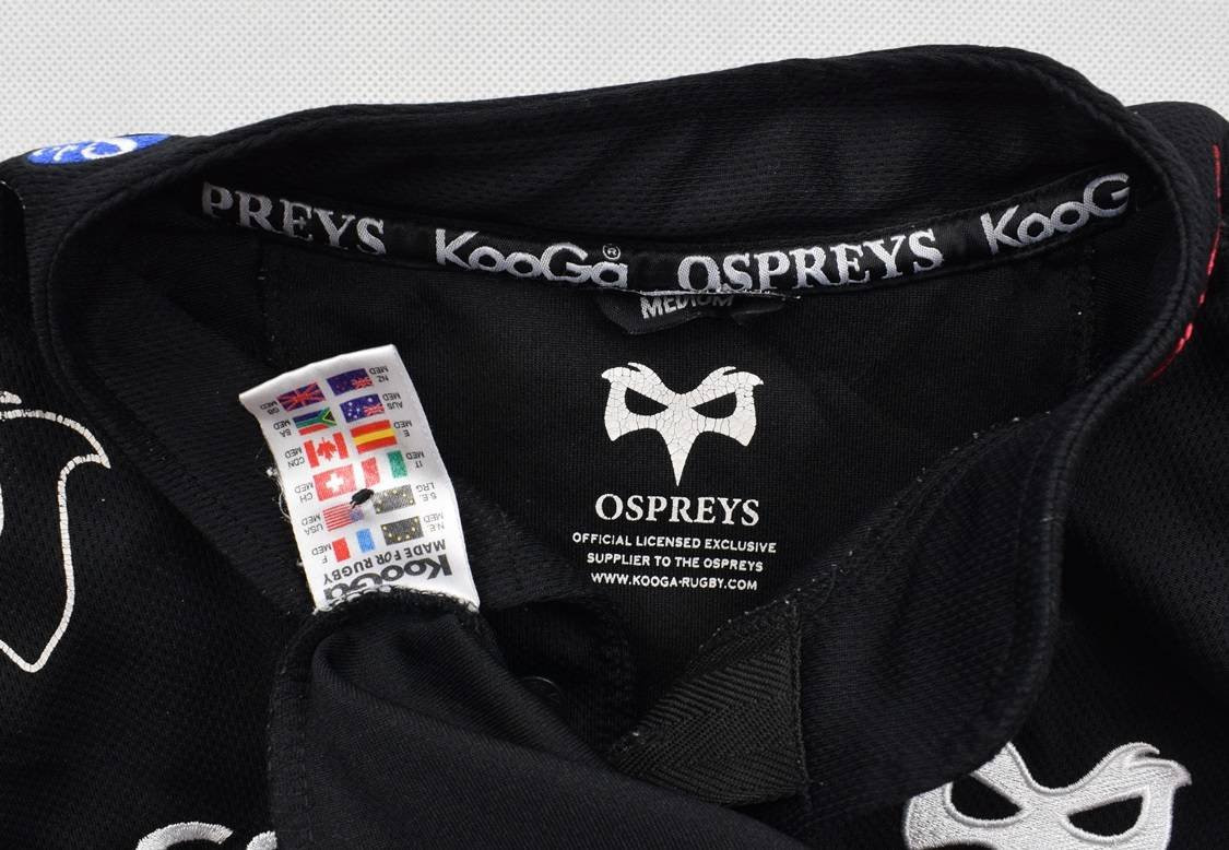 OSPREYS RUGBY KOOGA SHIRT M Rugby \ Rugby Union \ Ospreys | Classic ...