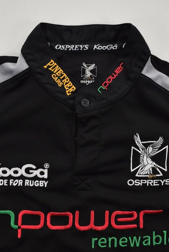 OSPREYS RUGBY KOOGA SHIRT XL Rugby \ Rugby Union \ Ospreys | Classic ...