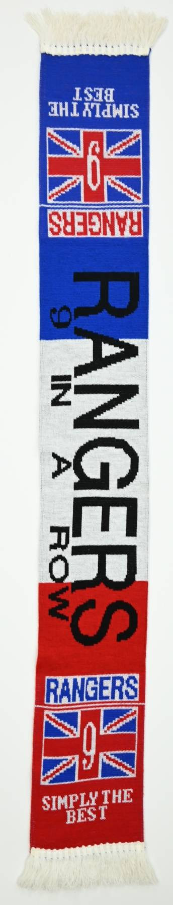 RANGERS 9 IN A ROW SIMPLY THE BEST SCARF Other \ Scarves | Classic ...