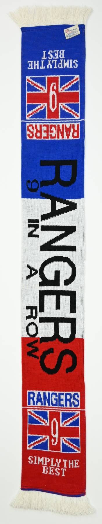 RANGERS 9 IN A ROW SIMPLY THE BEST SCARF Other \ Scarves | Classic ...