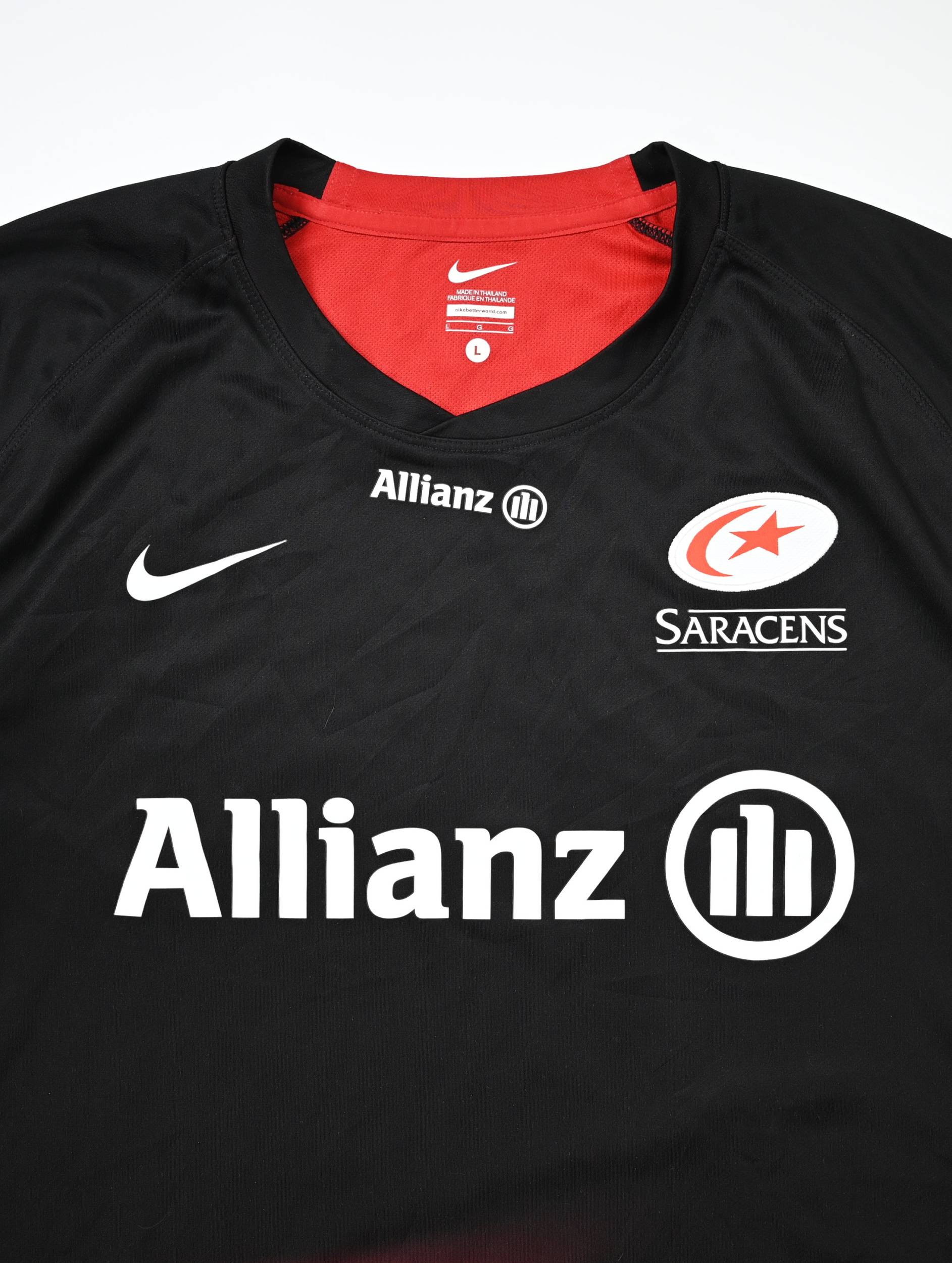 SARACENS RUGBY SHIRT L Rugby \ Rugby Union \ Saracens | Classic-Shirts.com