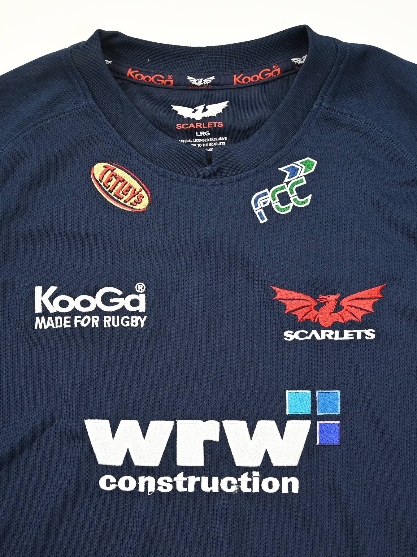 SCARLETS RUGBY KOOGA SHIRT L Rugby \ Rugby Union \ Scarlets | Classic ...