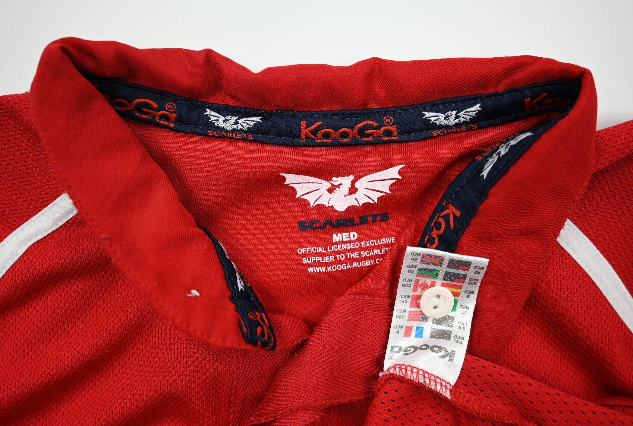 SCARLETS RUGBY KOOGA SHIRT M Rugby \ Rugby Union \ Scarlets | Classic ...
